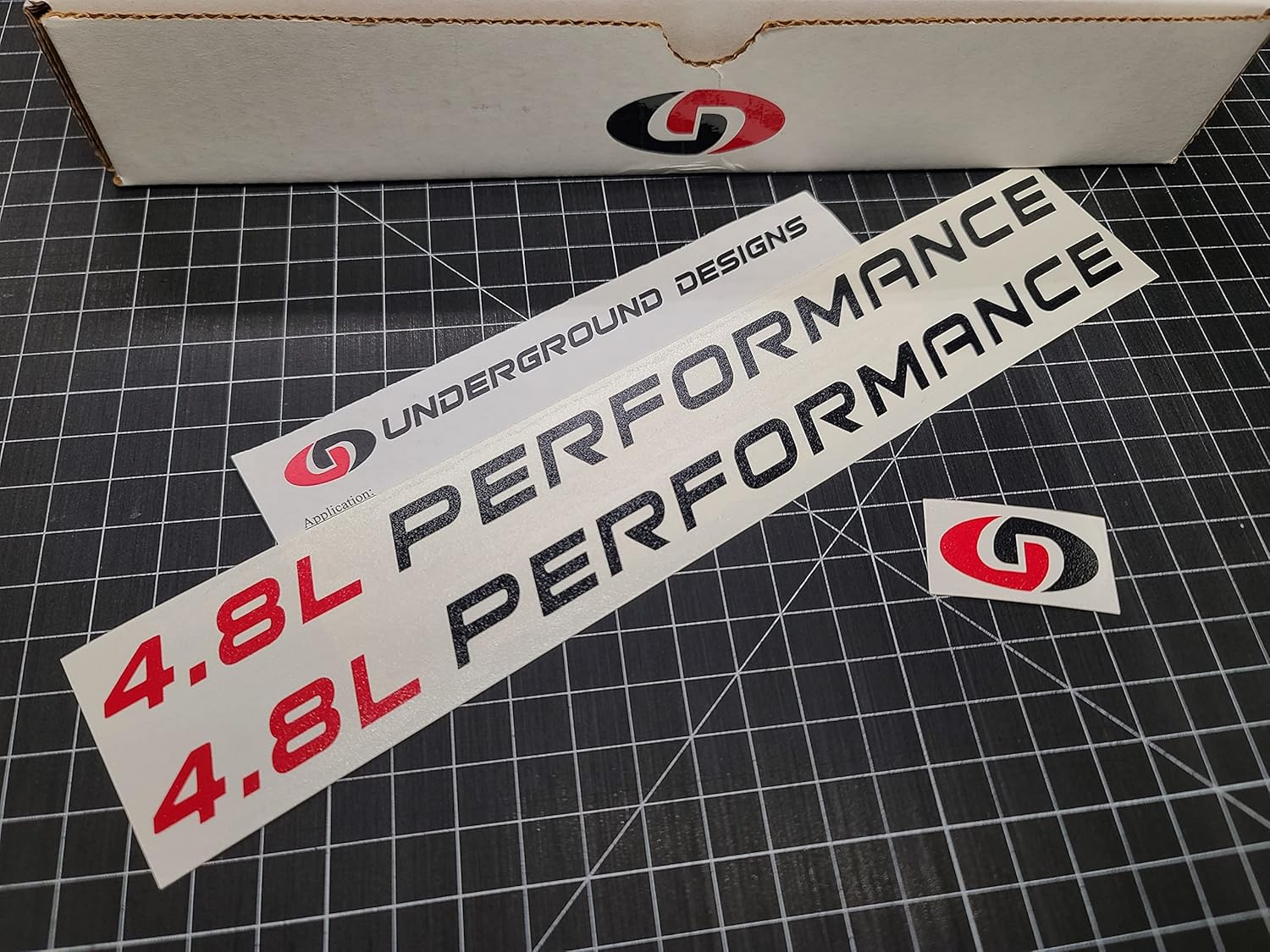 Amazon.com - 4.8L Performance Decals (2-Pack) Vortec V8 Engine Hood ...