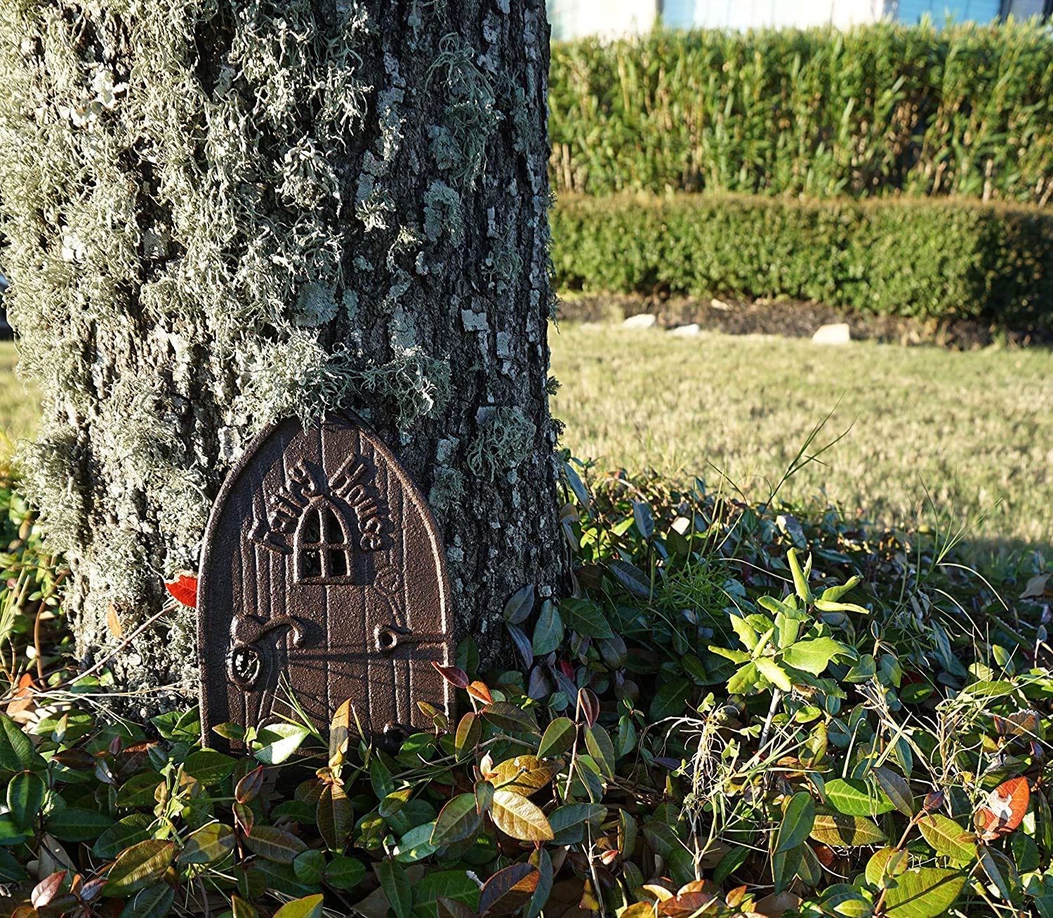 Snapklik.com : Lulu Decor 100% Cast Iron Miniature Fairy Door + 2 Windows