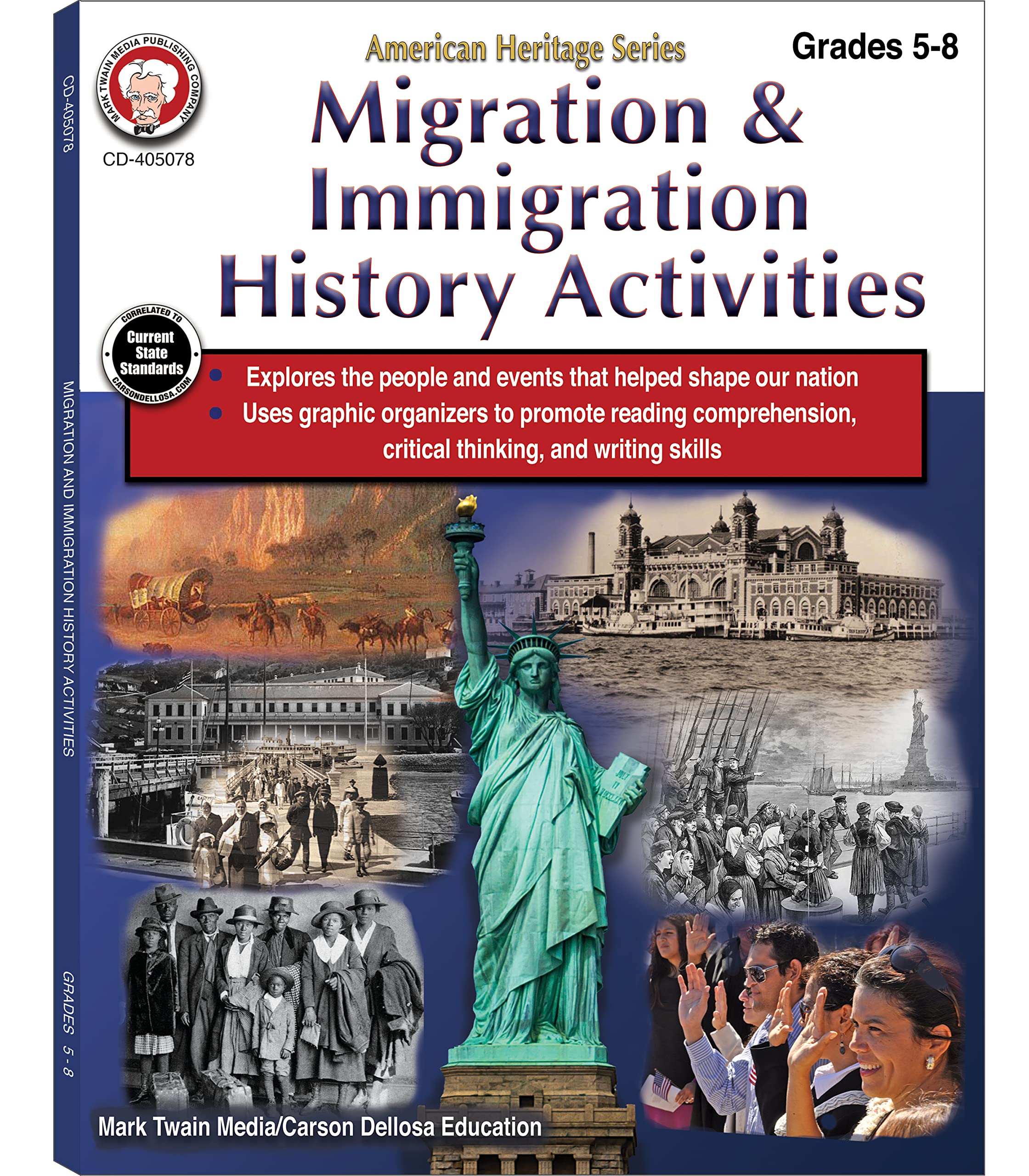 Migration & Immigration History Activities Workbook, American History ...