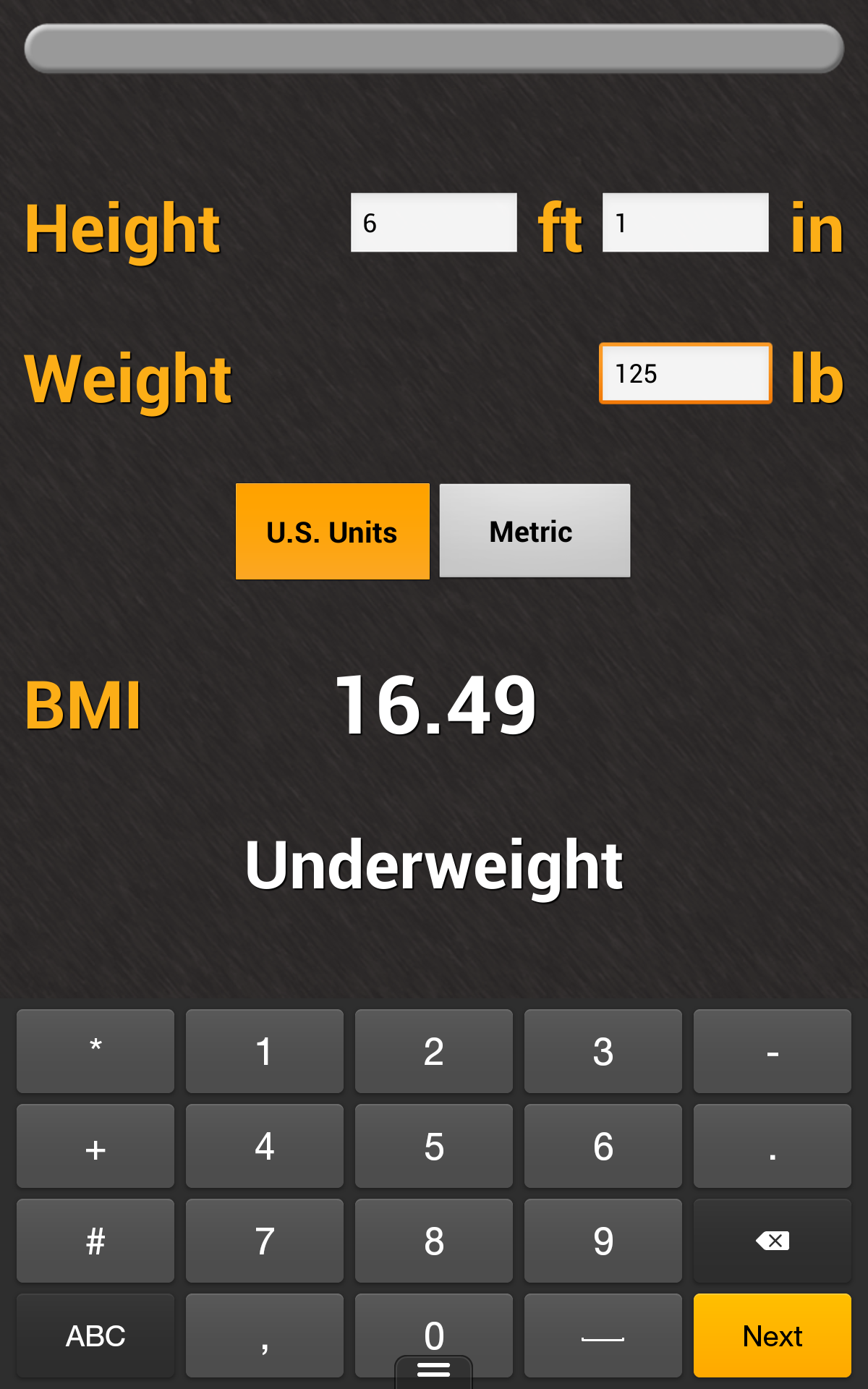 BMI Calculator - App on Amazon Appstore