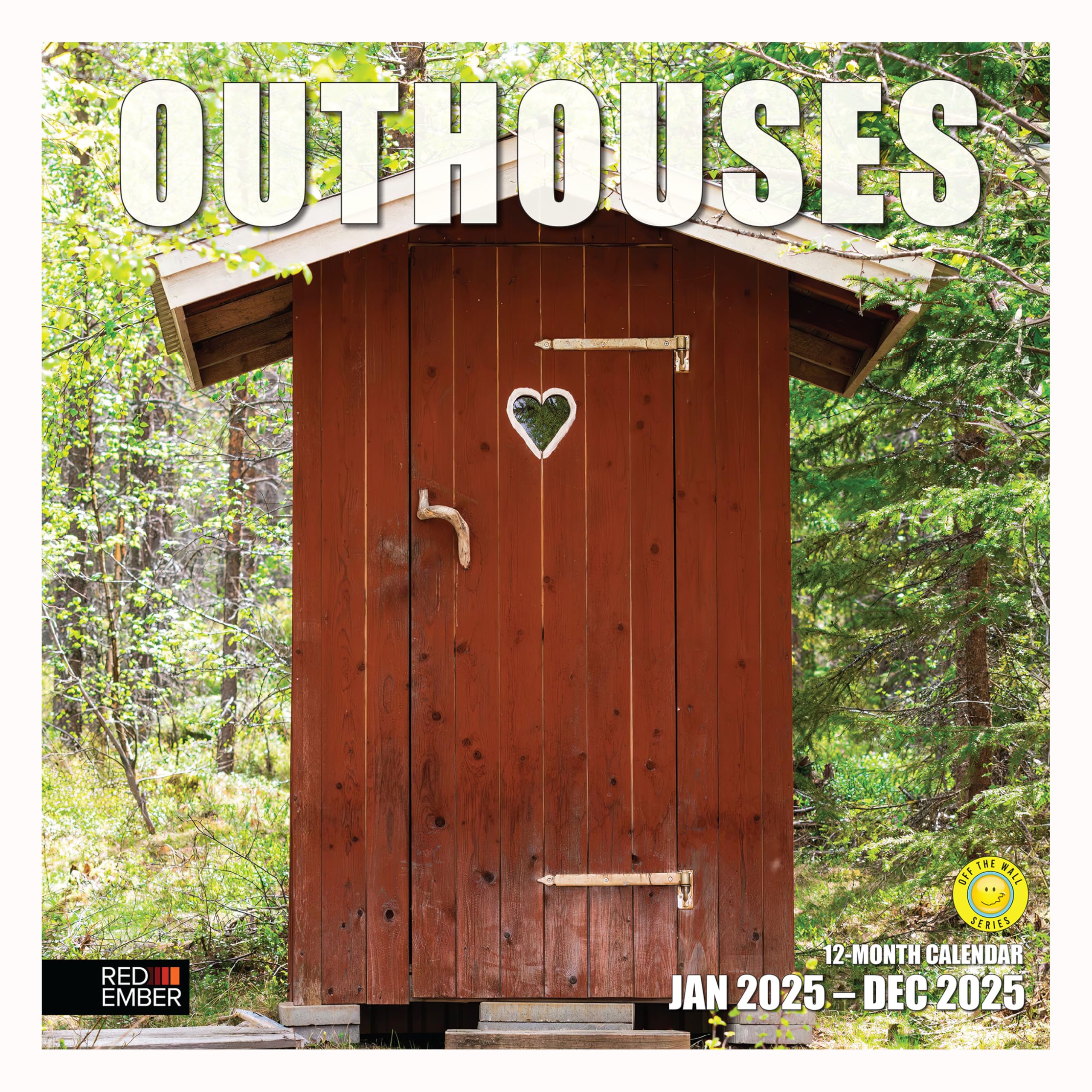 Snapklik.com : Outhouses 2025 Wall Calendar 12 Month 12" X 24" Open ...