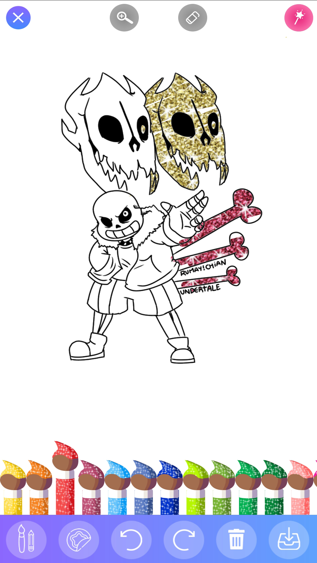 Glitter Coloring Book Sans boy - App on Amazon Appstore