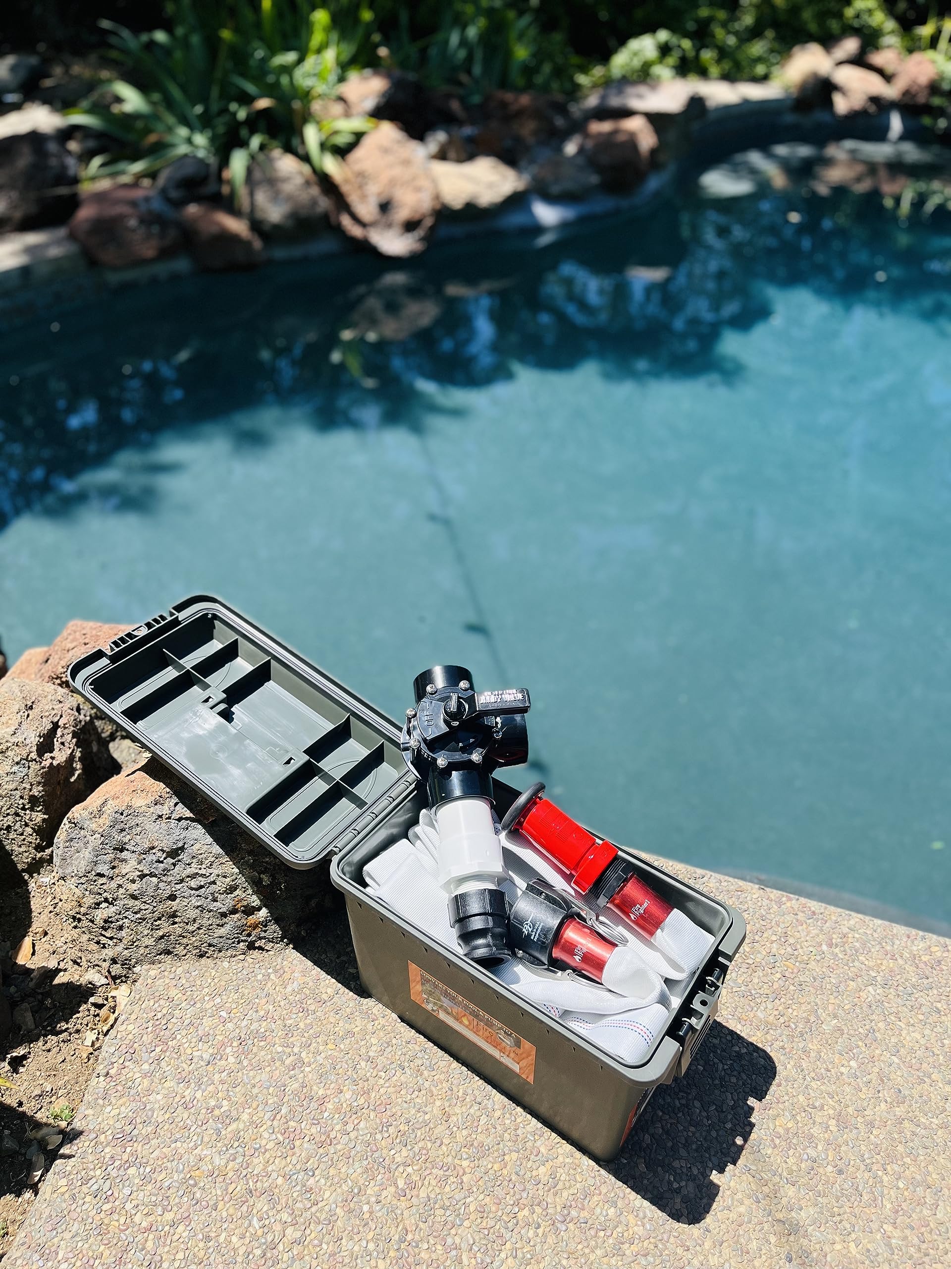 Amazon.com: FireFighter1- Fire Hose for Pool Pumps Providing Instant ...