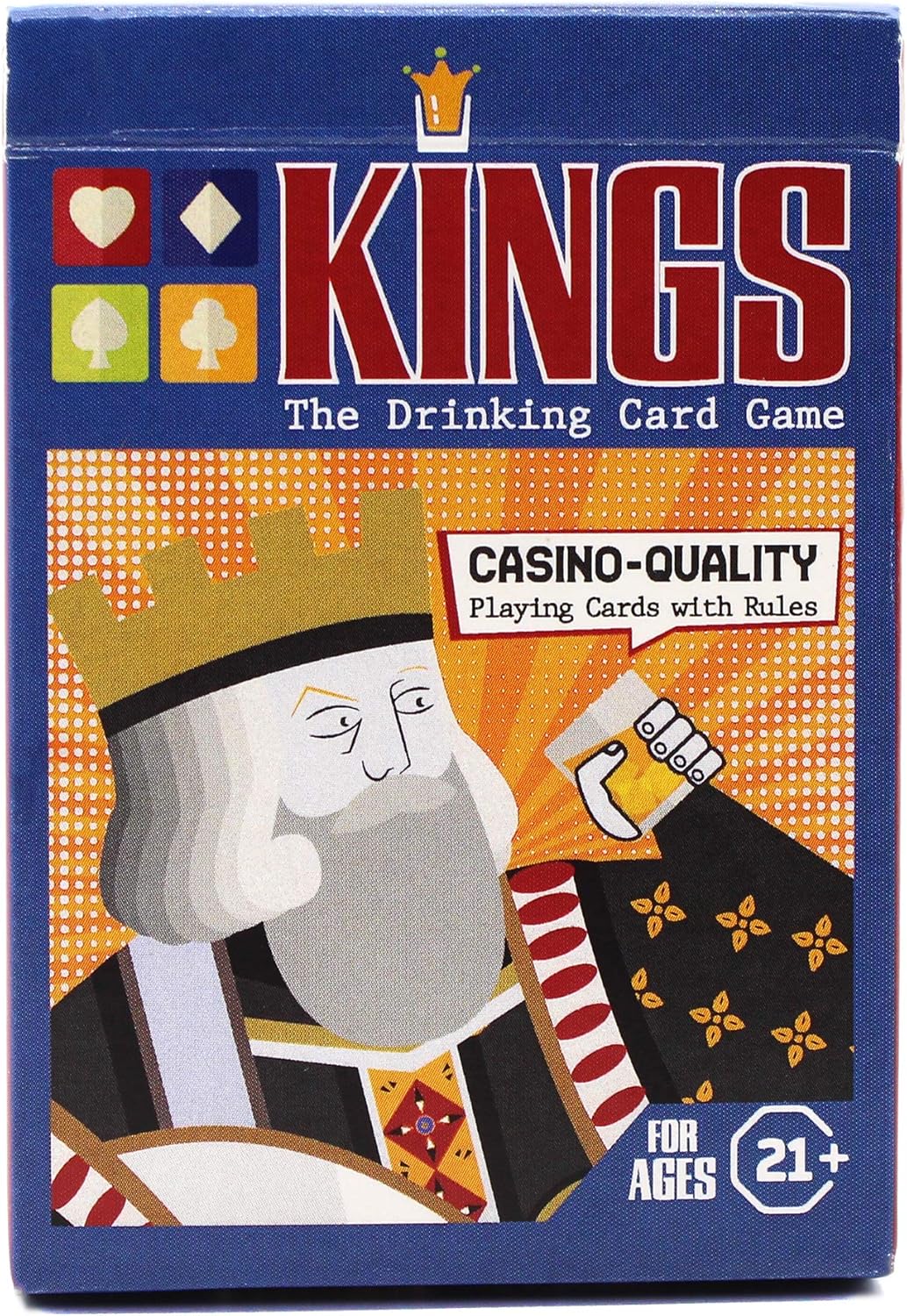 Amazon.com: Kings Drinking Game Cards - Premium Quality Playing Cards ...