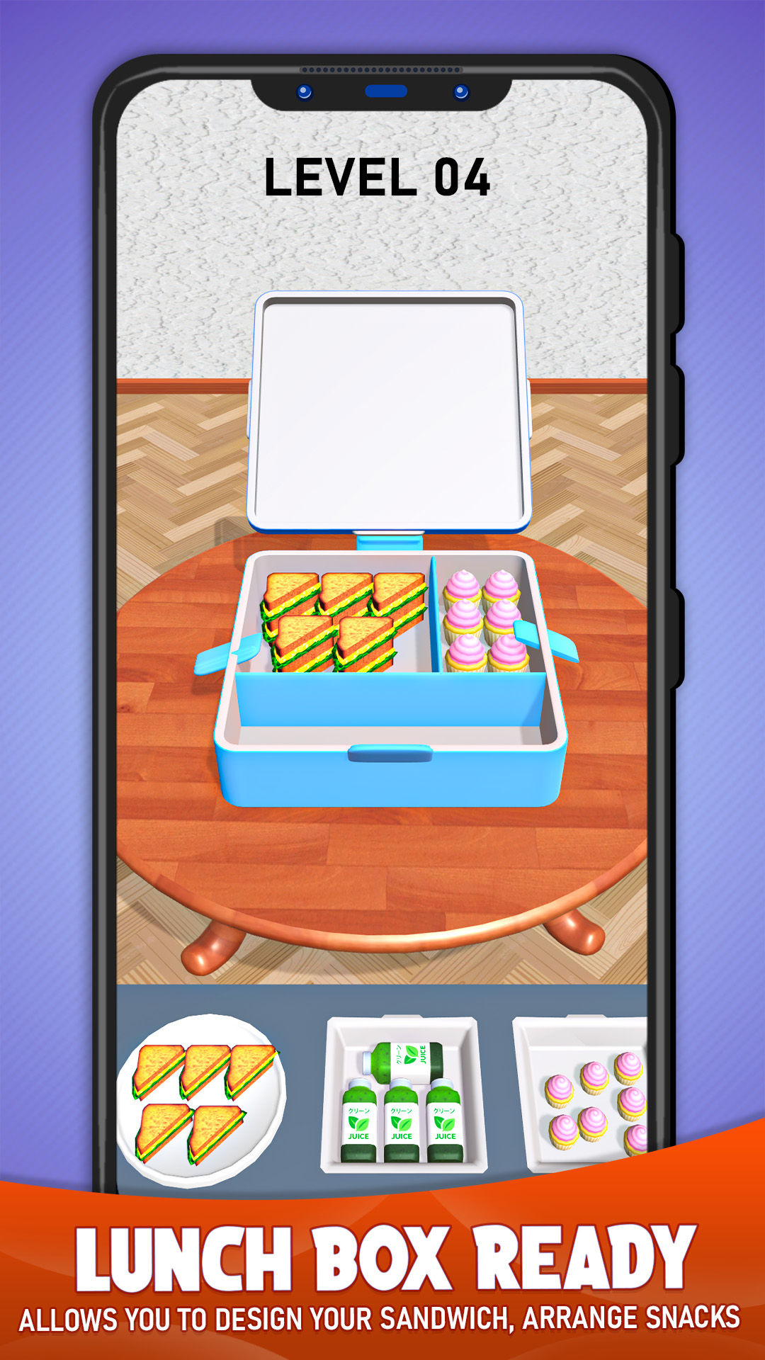 Lunch Box Organizer Food Sort Master: LunchBox Sorting Organizing Game ...
