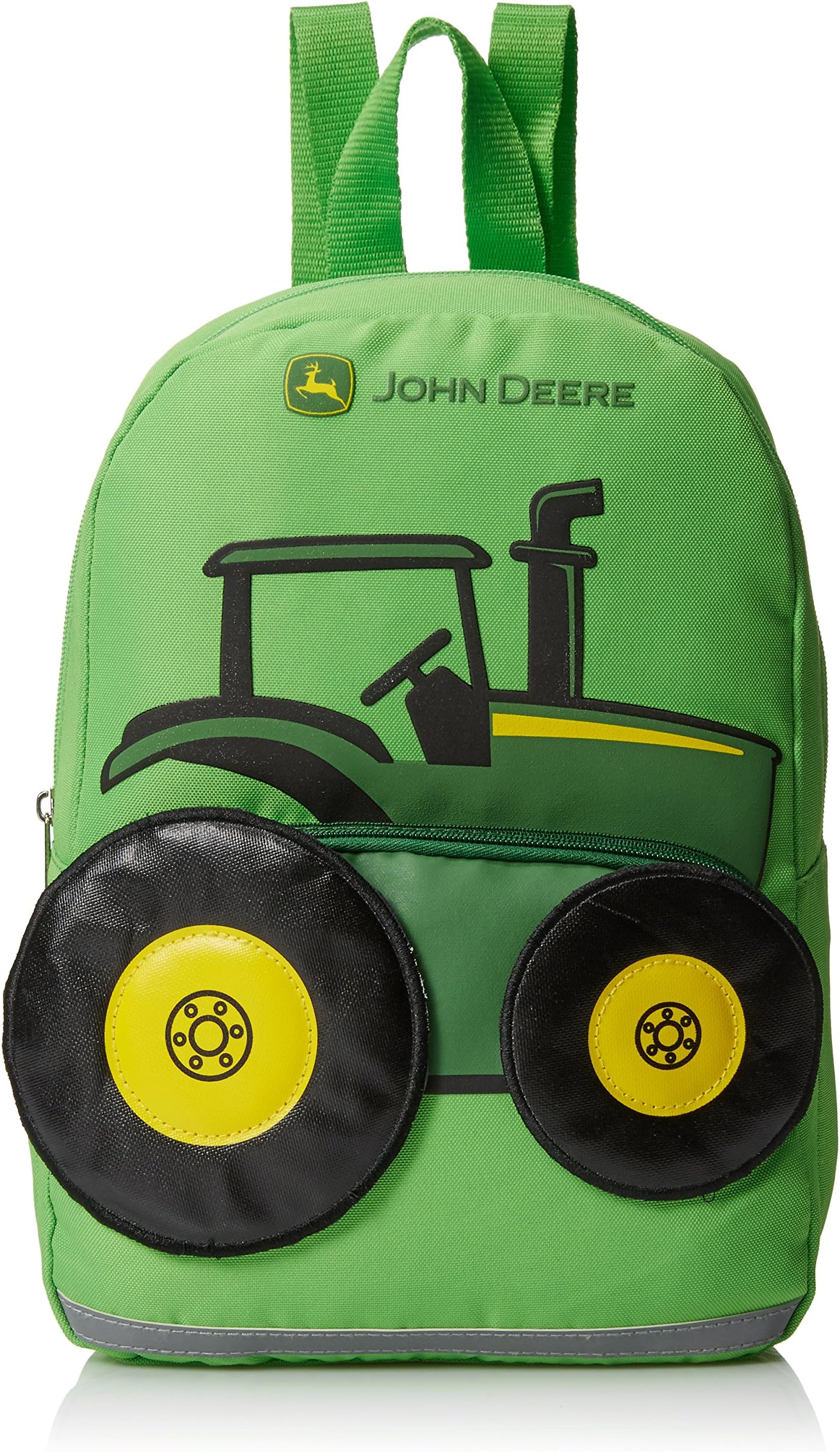 Amazon.com | John Deere Boys' Tractor Toddler Backpack, Lime Green, One ...