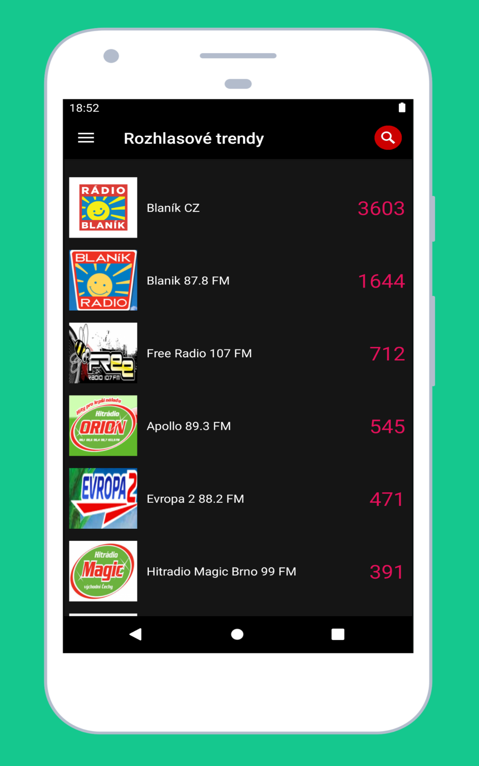 Czech Radio Stations FM Online Music to Listen Free on Phone and Tablet ...