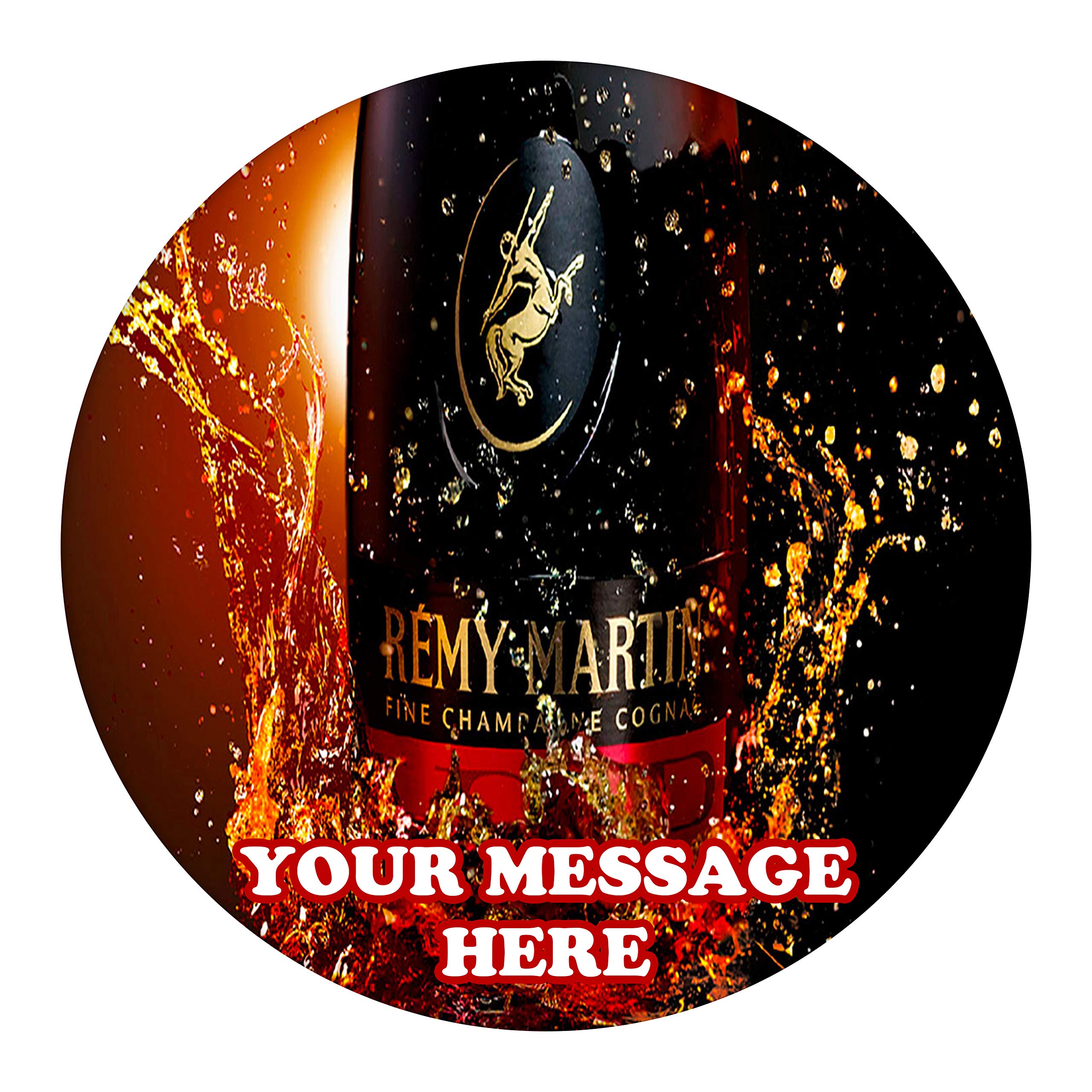 Remy Martin Cake Topper Edible Image Personalized Cupcakes Frosting ...