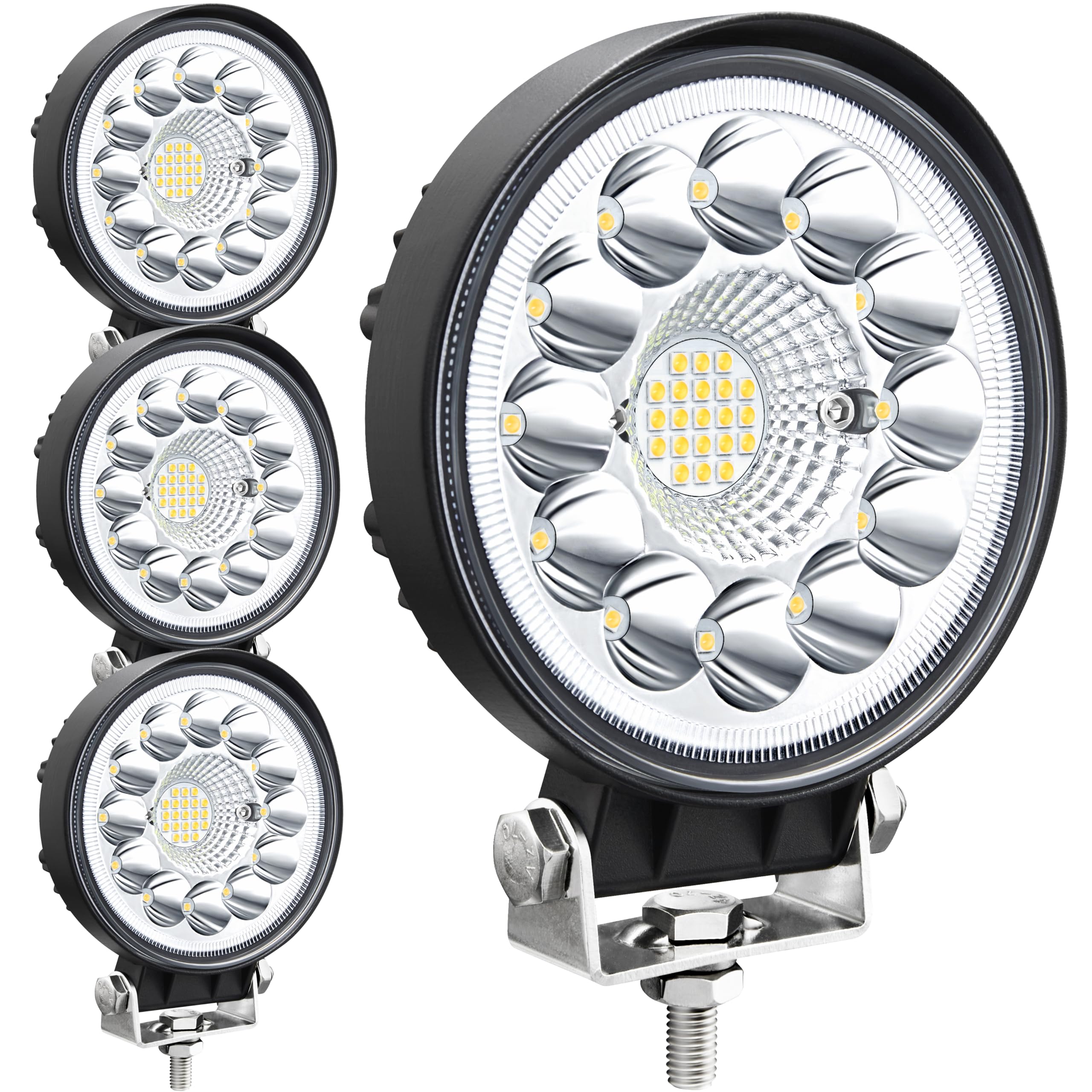 SAN YOUNG LED Light Pods for Trucks, 4 Inch LED Tractor Work Lights ...