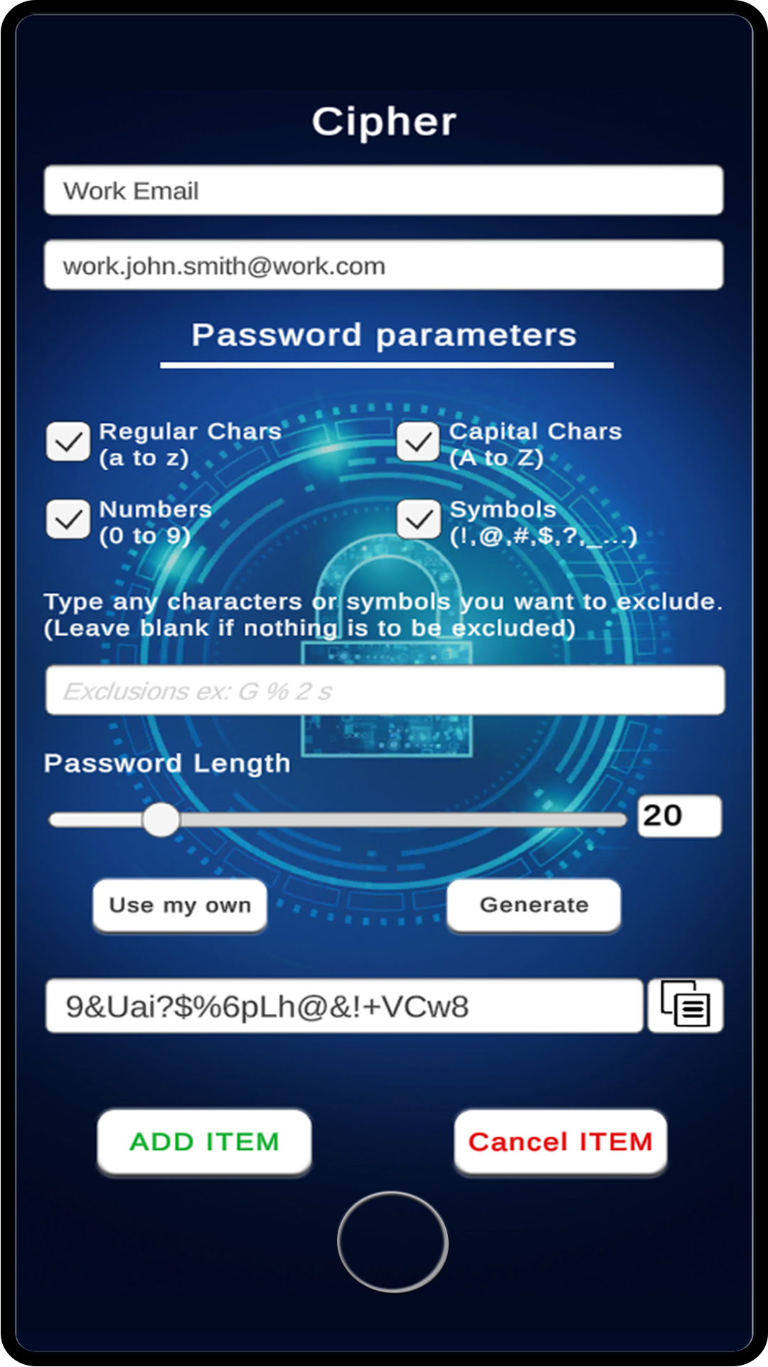 Cyber Cipher Password Manager - App on Amazon Appstore