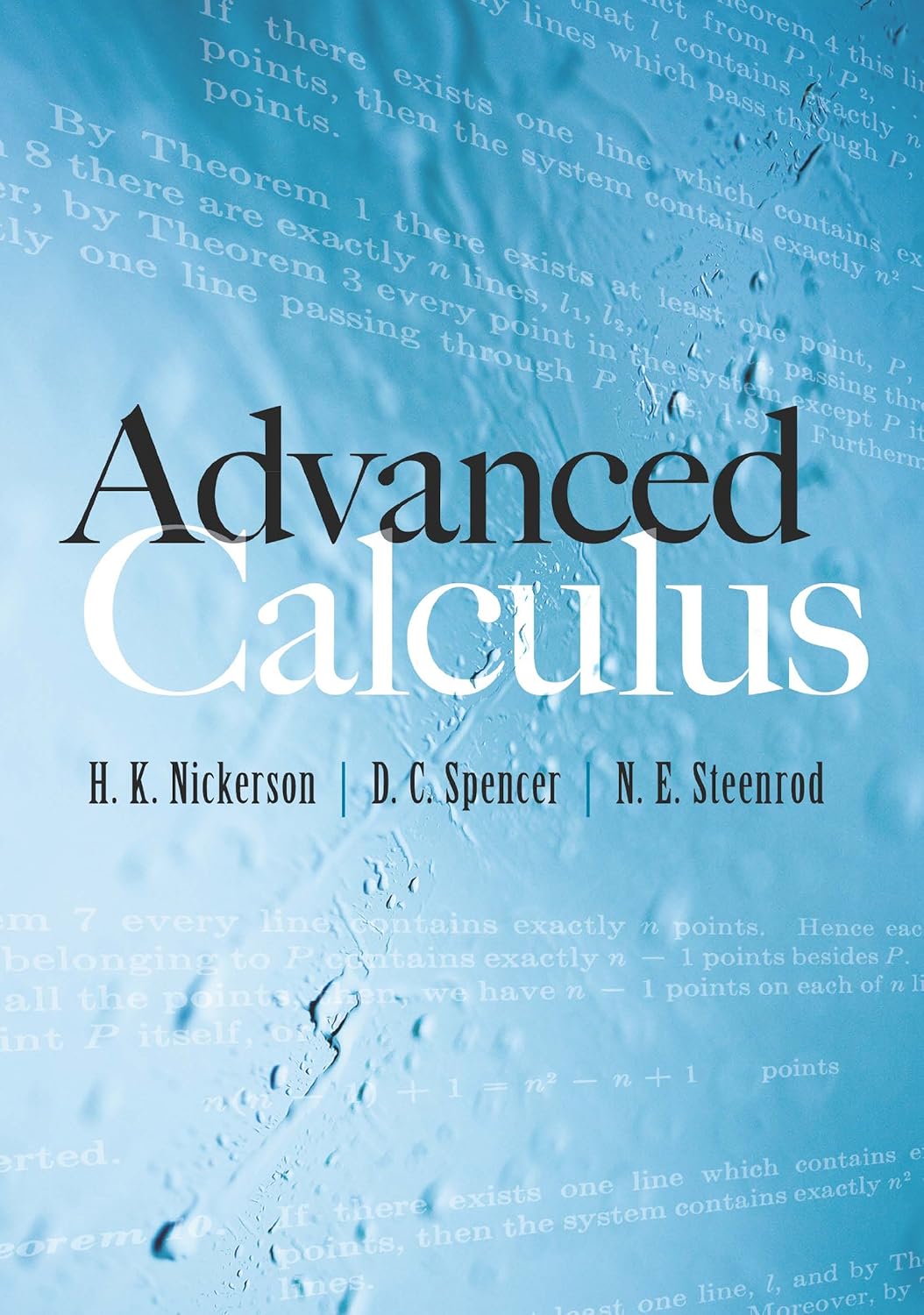 Advanced Calculus (Dover Books on Mathematics) , Nickerson, H.K ...
