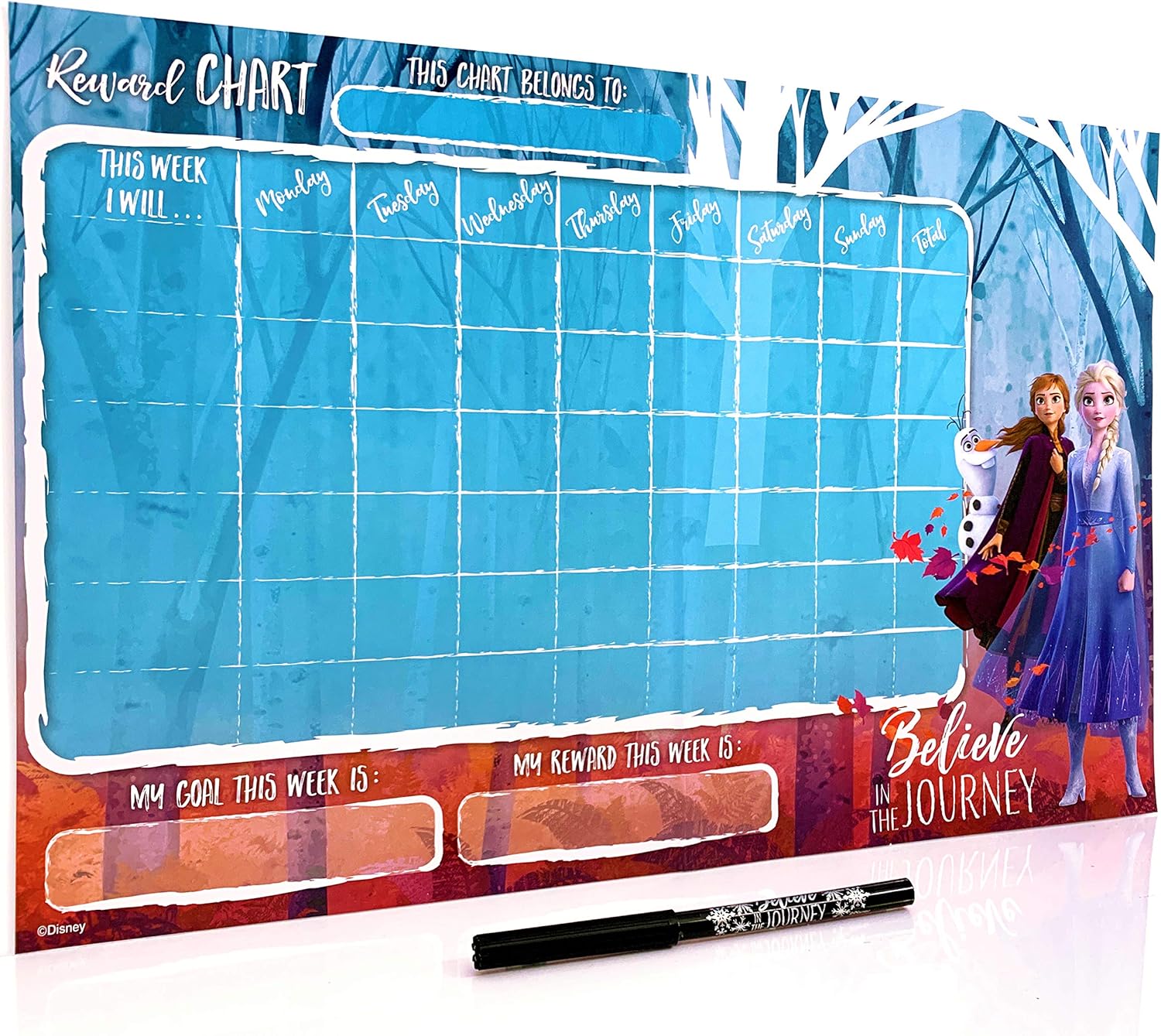 Frozen Behavior Chart