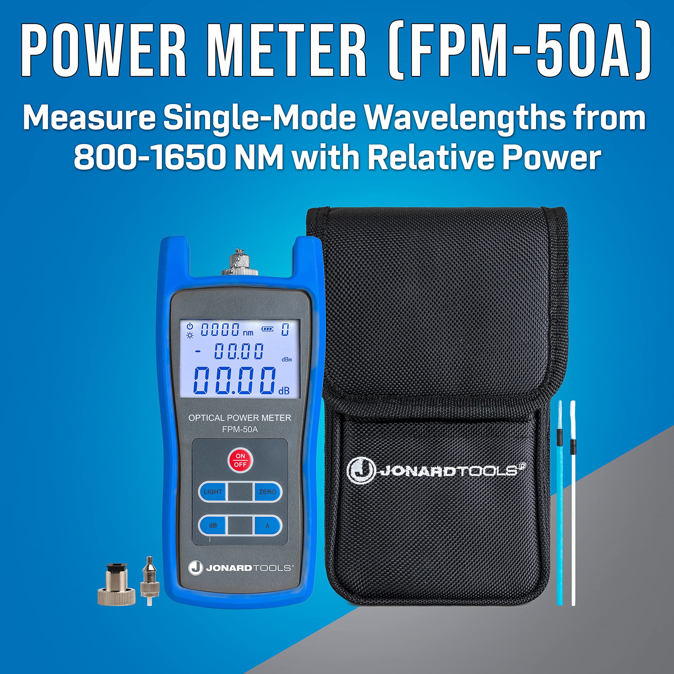 Snapklik.com : Jonard Tools FPL-5050 Fiber Power Meter & Optical Light ...