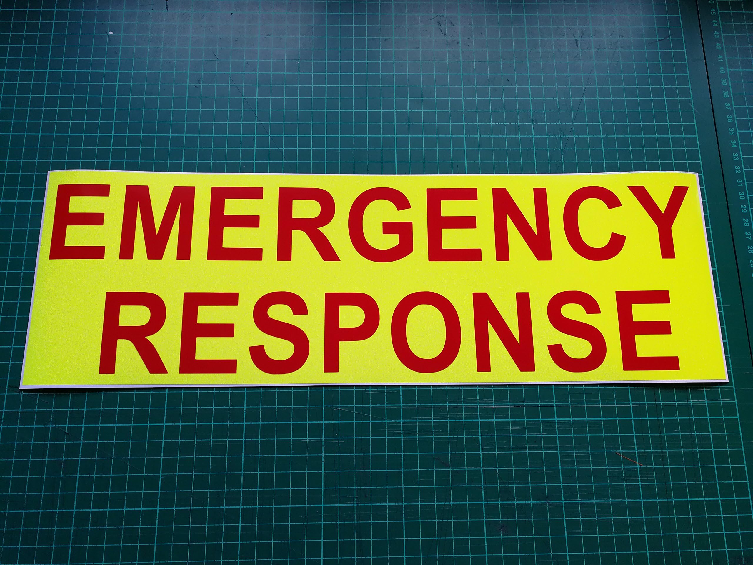 EMERGENCY RESPONSE Magnetic Sign Magnet First Responder Medic Paramedic ...
