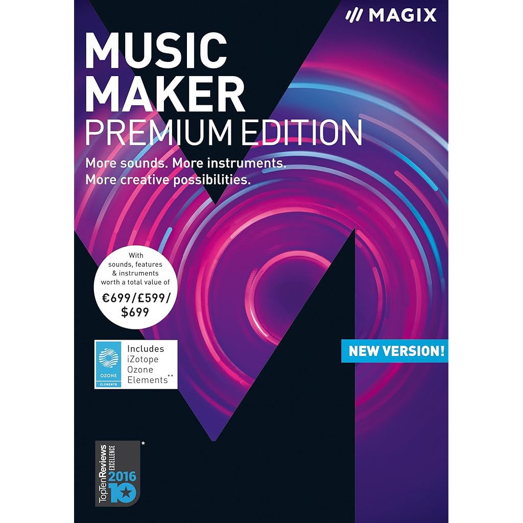 MAGIX Music Maker 2018 Premium Edition The Audio Software With More magix-music-maker-2018-premium-edition-the-audio-software-with-more