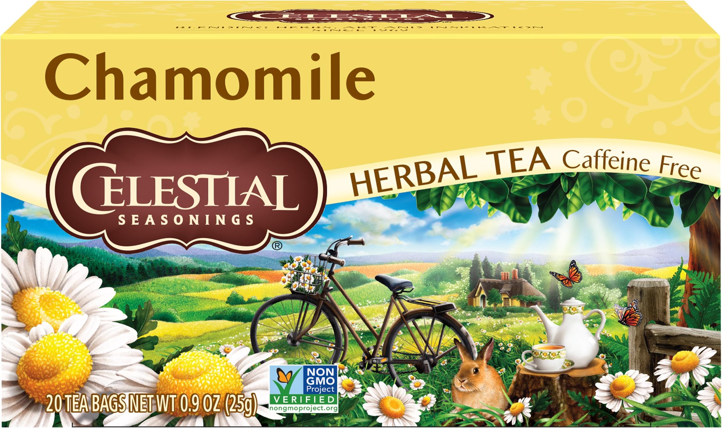 Amazon.com : Celestial Seasonings Herbal Tea, Chamomile, 20 Count ...