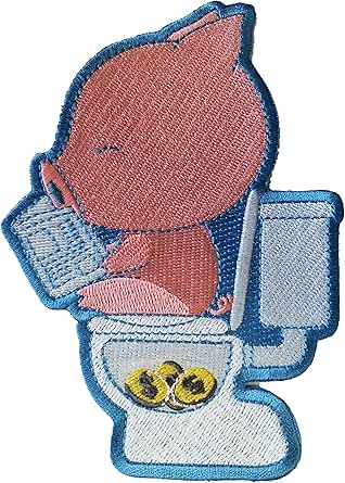 Amazon.com: Cha Ching Pig Pooping Coins in Toilet Funny Parody ...