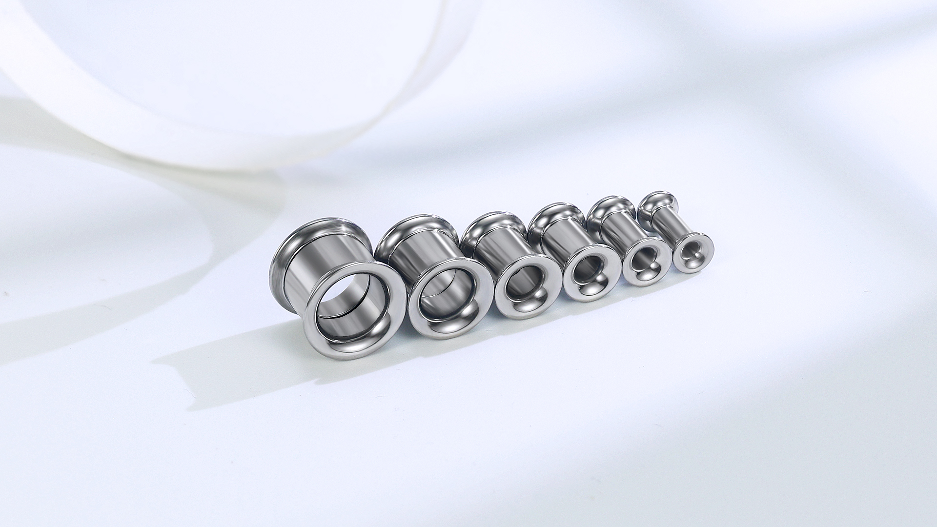 Ear Stretching Plugs ASTM F136 Titanium Ear Gauges - Screw Fit Flesh ...