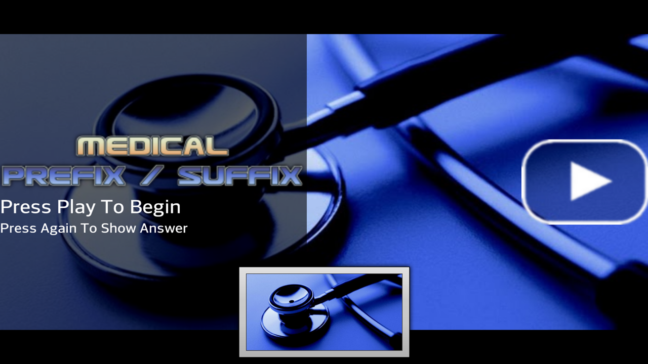 Medical Prefix/Suffix Flashcards - App on Amazon Appstore