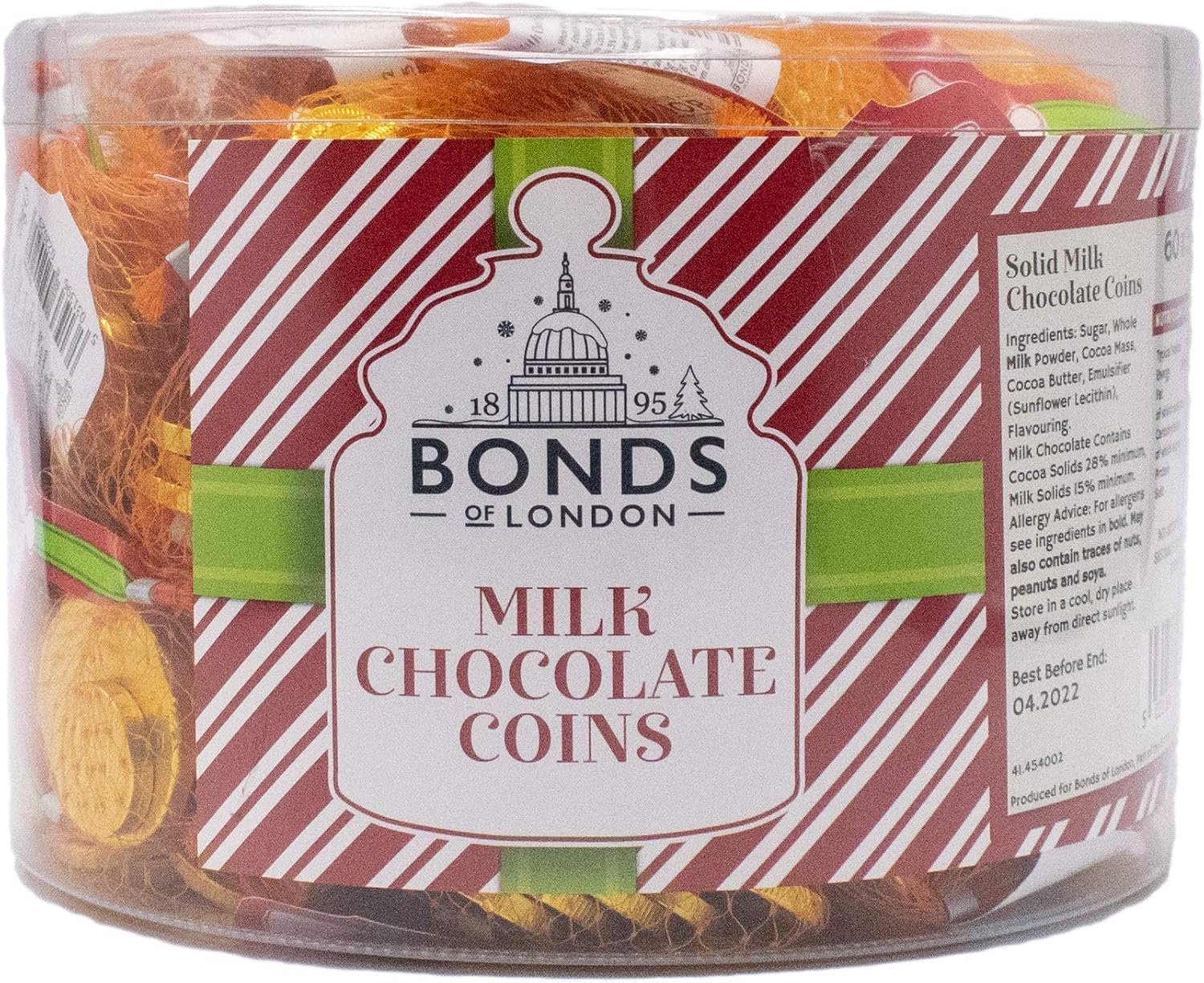 Bond of London Milk Chocolate Coins 60 x 25g : Amazon.co.uk: Grocery