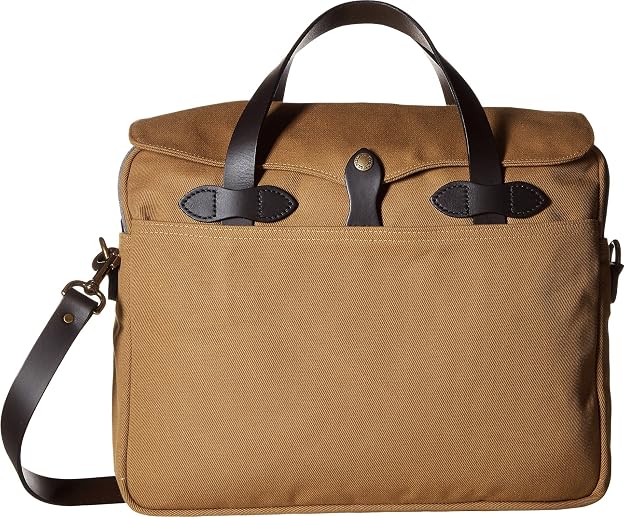 Amazon.com: Filson Original Briefcase Tan 1 One Size : Clothing, Shoes ...