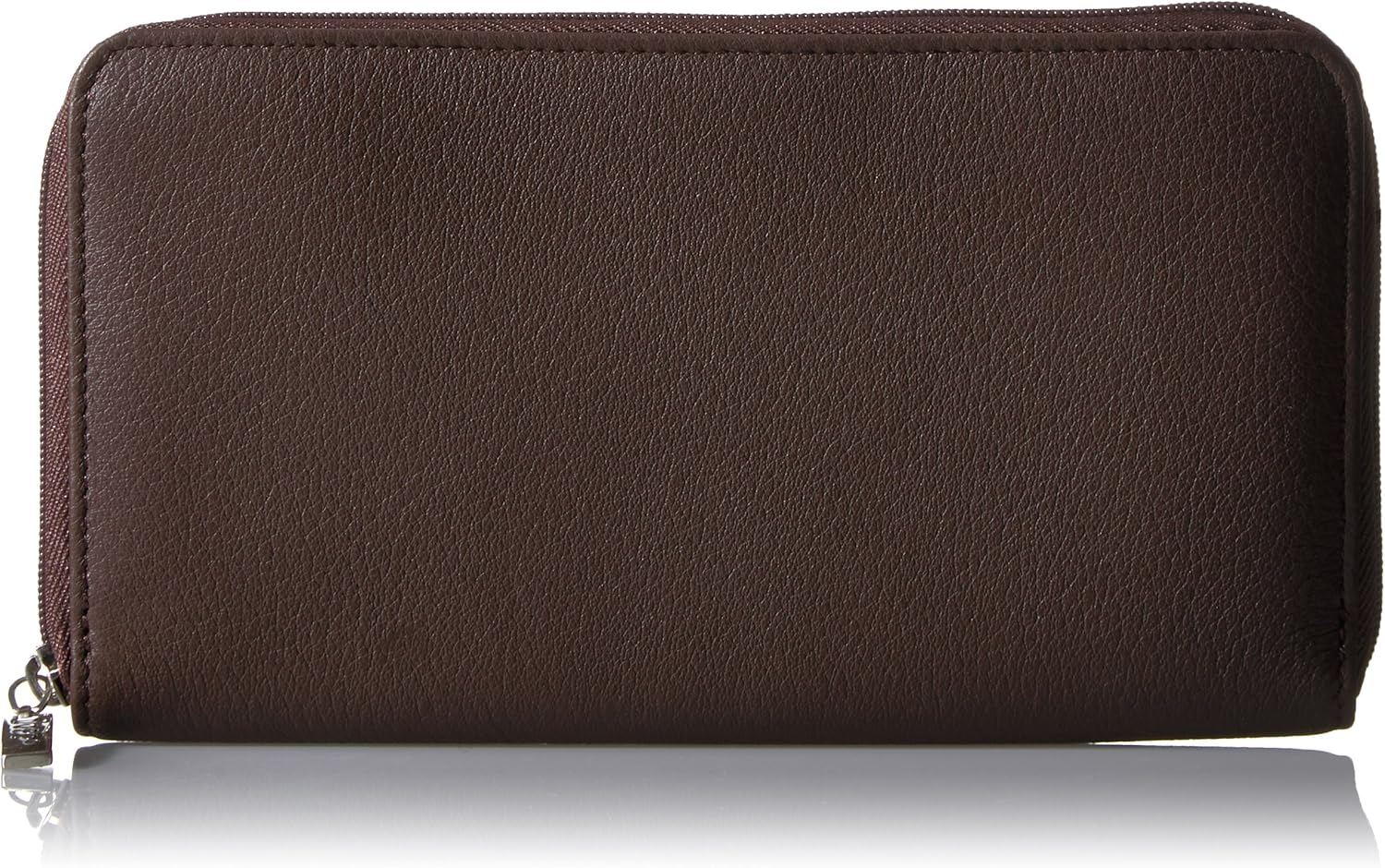 Buxton Roma Zip-Around Organizer Clutch, Chocolate Brown: Handbags ...