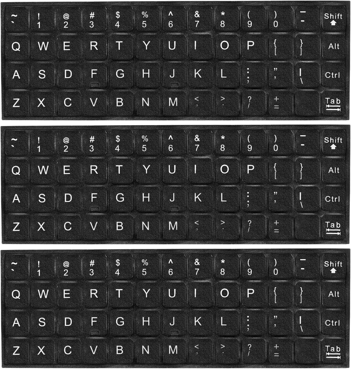 Amazon.com: Round Keyboard Stickers, English Letter Keycap Decals for ...