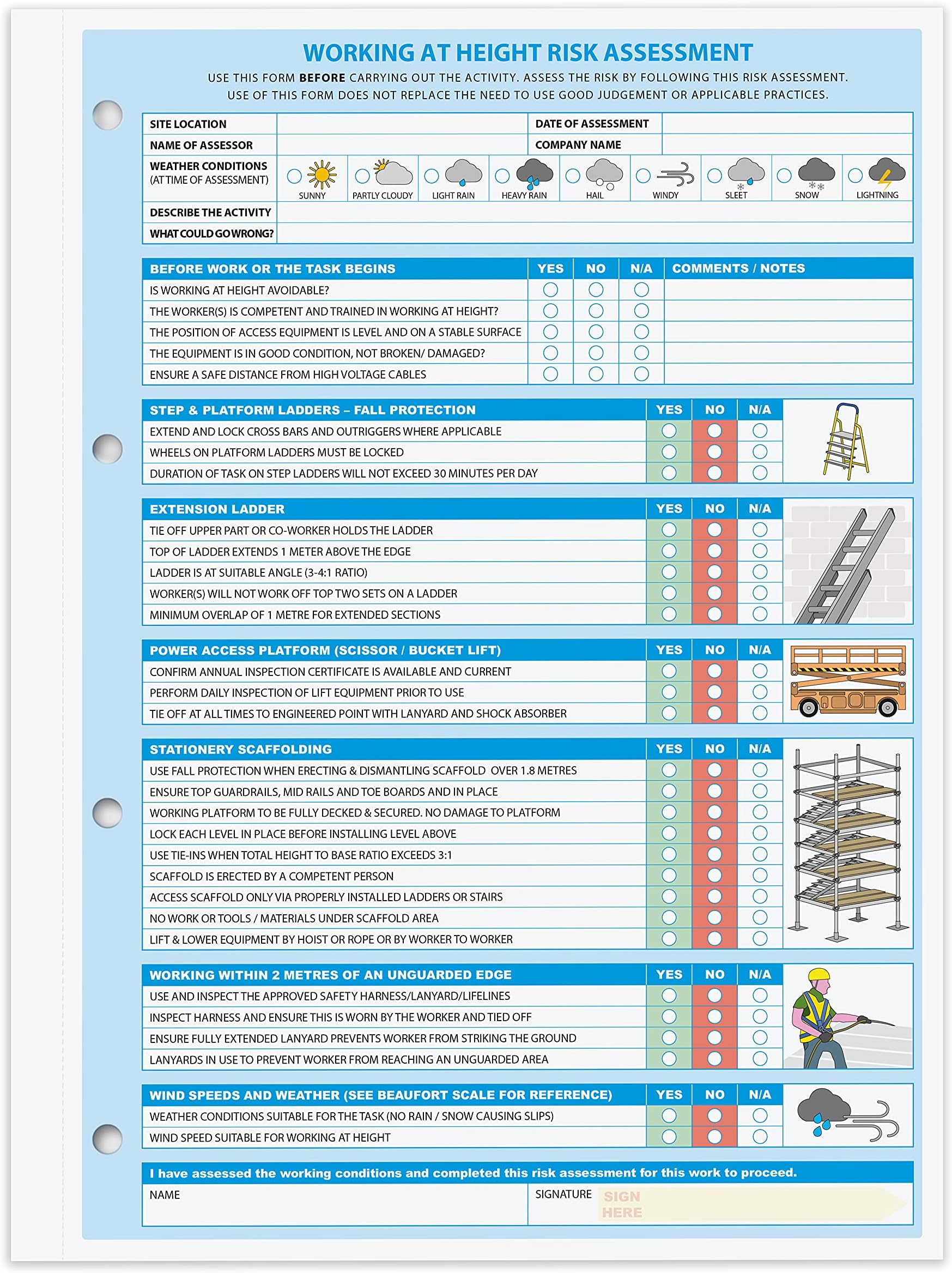 YOLLIT Early Years Childminder Risk Assessment Log Book : Amazon.co.uk ...