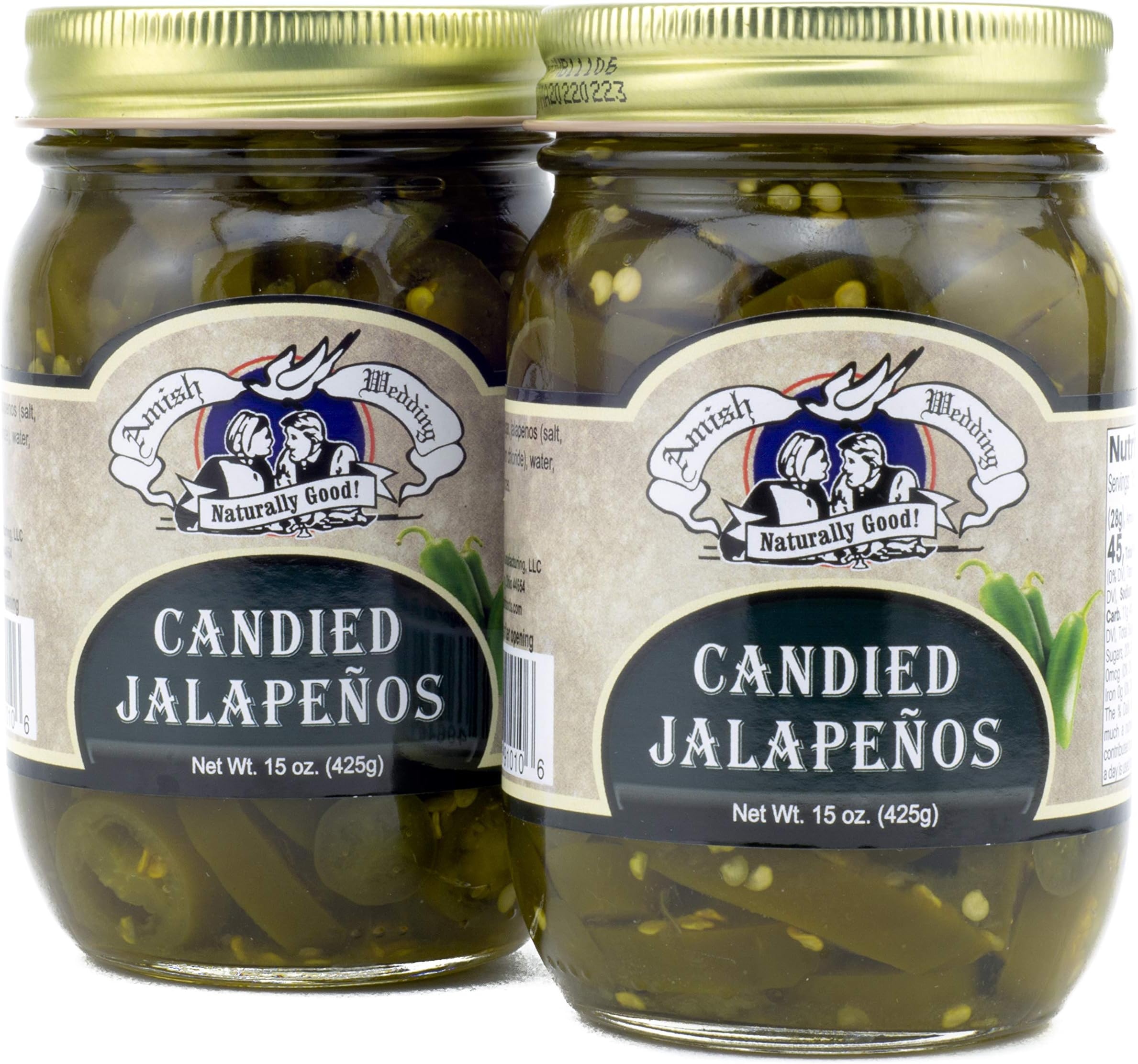 Amazon.com : Amish Wedding Candied Jalapenos 15 Ounces (Pack of 2 ...