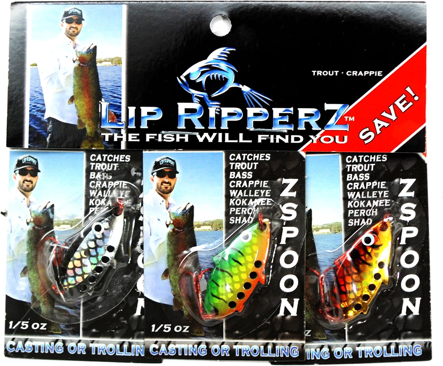 Lip Ripperz Parte Superior Z cucharas Variety Pack, Surtido, 1/5-Ounce ...