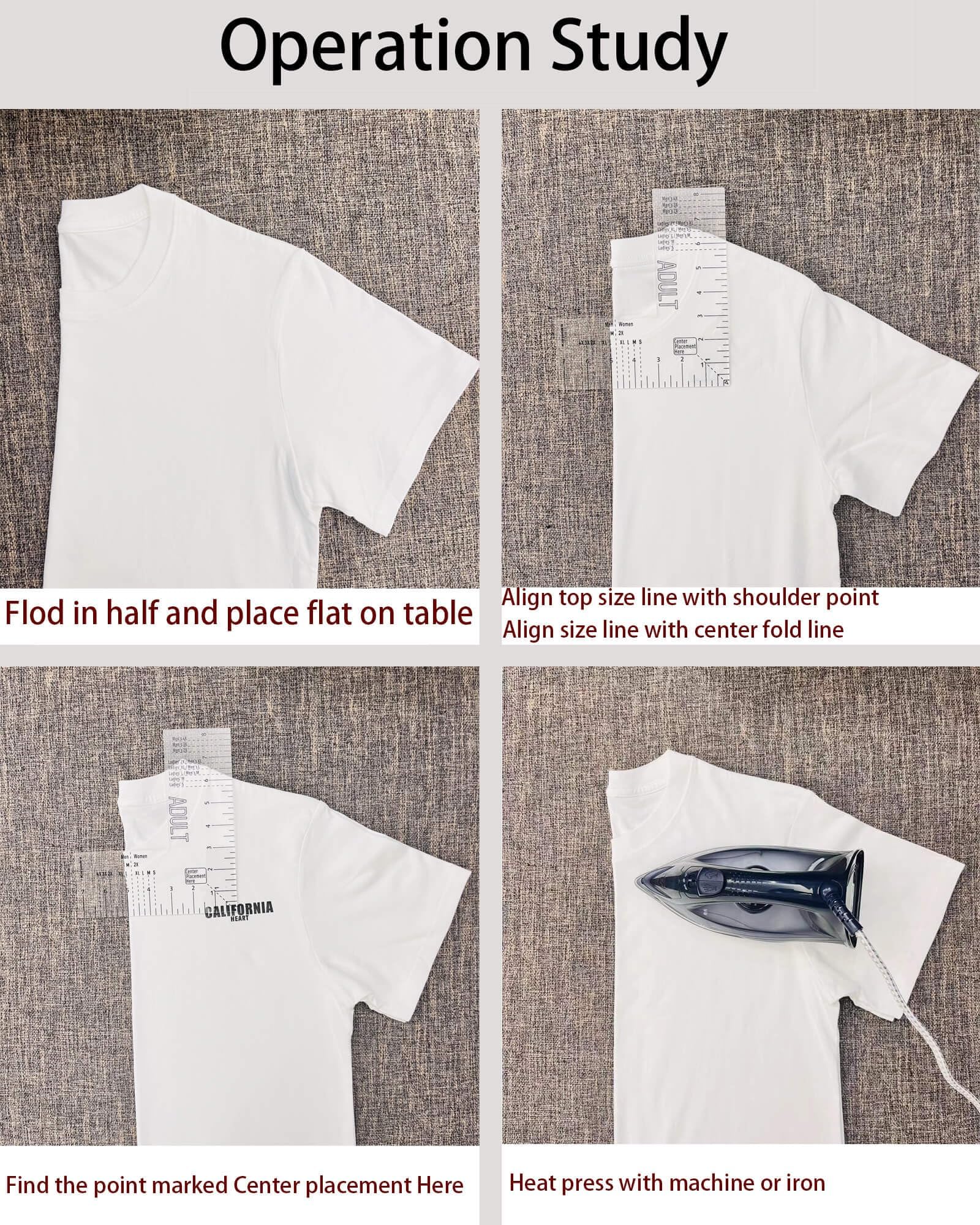 Snapklik.com : Karpoulra 2 Pack Tshirt Ruler Guide For Vinyl Alignment ...