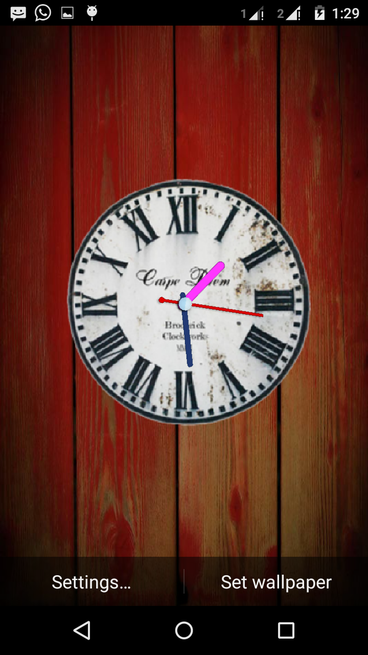 Working Clock Wallpaper For Mobile Analog Clock Live Wallpaper APK For