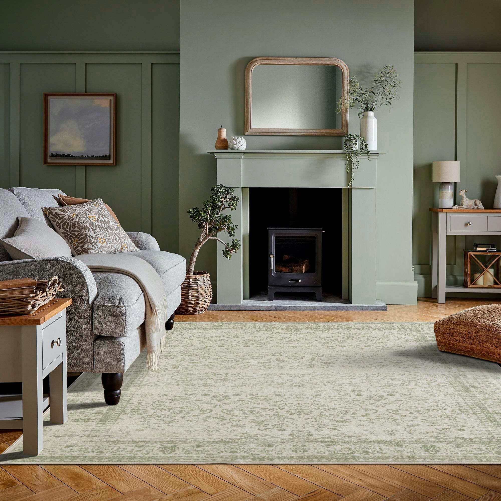 Amazon.com: Rugs.com Soft Solid Shag Collection Area Rug – 5x8 Sage ...