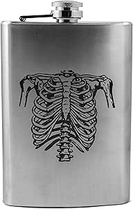 Amazon.com | 8oz Ribs - Flask L1: Flasks
