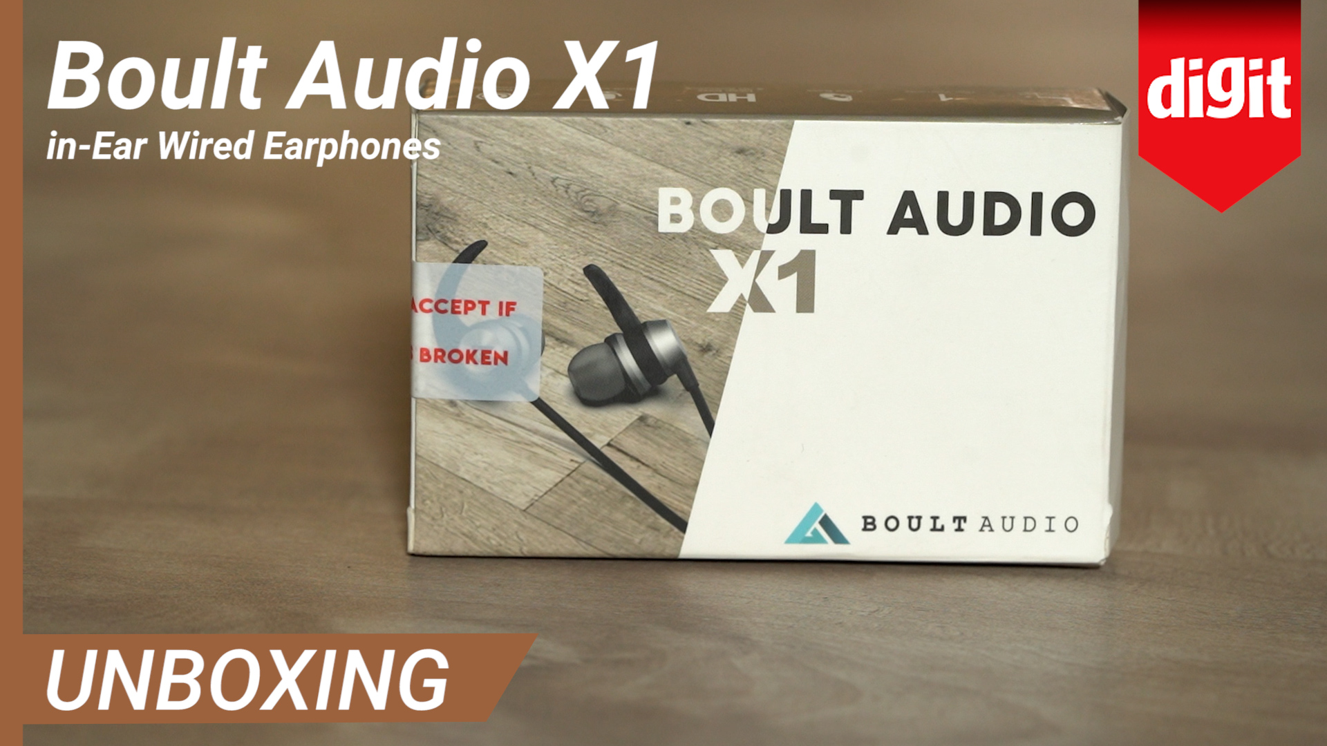 Watch Boult Audio X1 in-Ear Wired Earphones Unboxing on Amazon Live