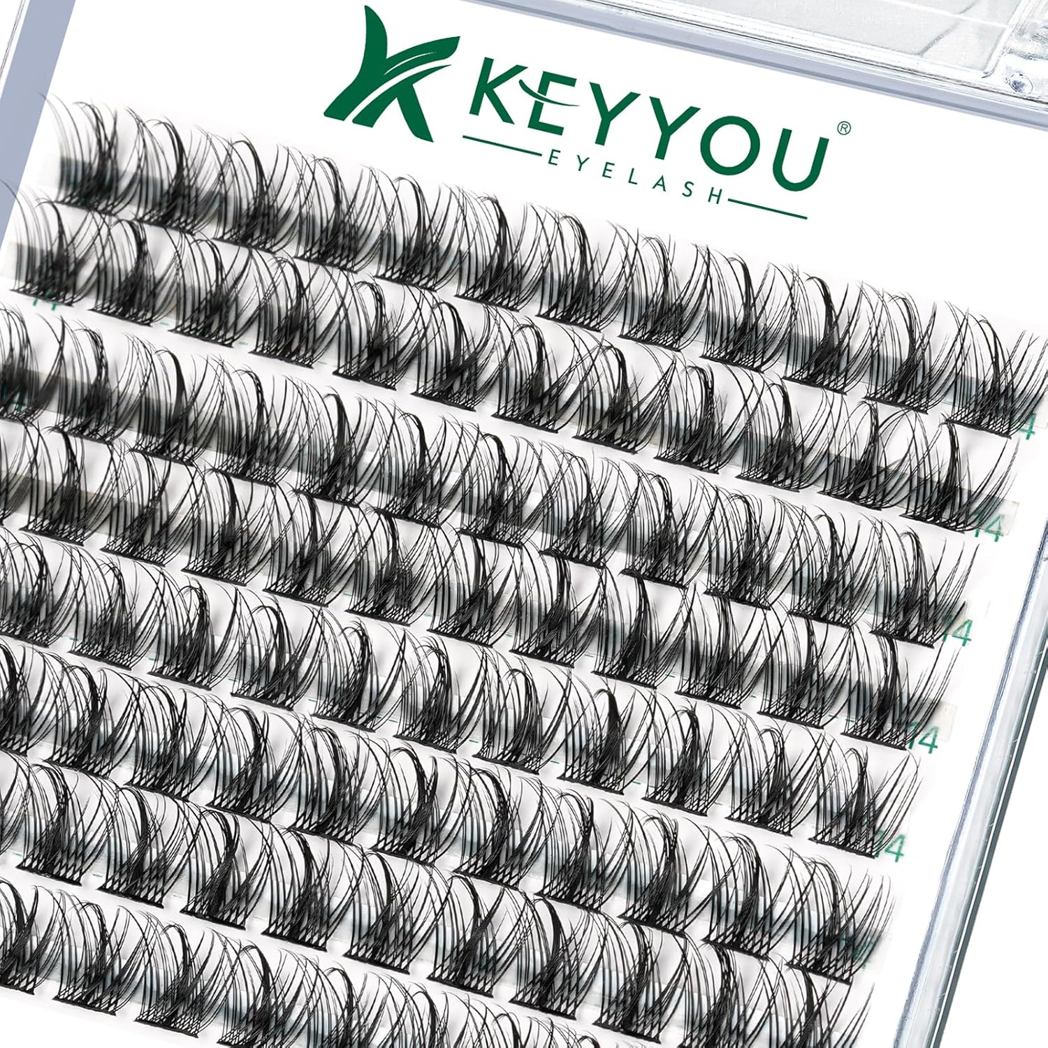 Amazon.com: Lash Clusters,96 Pcs Cluster Lashes D Curl 14mm DIY Lash ...