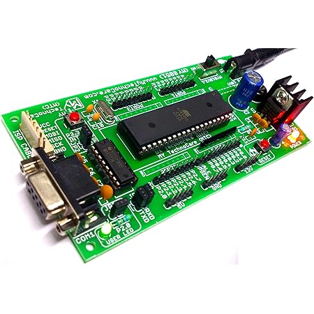 My TechnoCare 8051 Development Board with Atmel AT89S52 Microcontroller ...