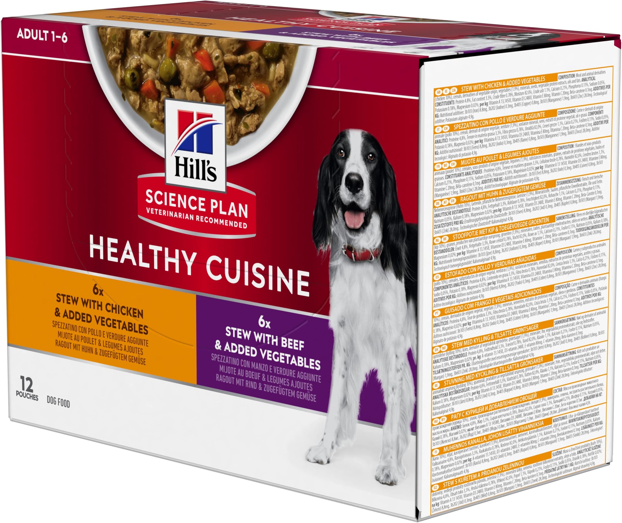 Hill's Science Plan Healthy Cuisine Adult Dog Stew with Chicken ...