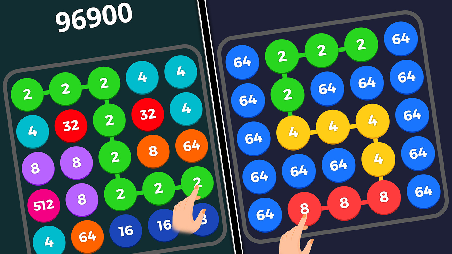 2248 Puzzle Merge Blocks: 2048 Number Match, Logic Merge & Brain Teaser ...