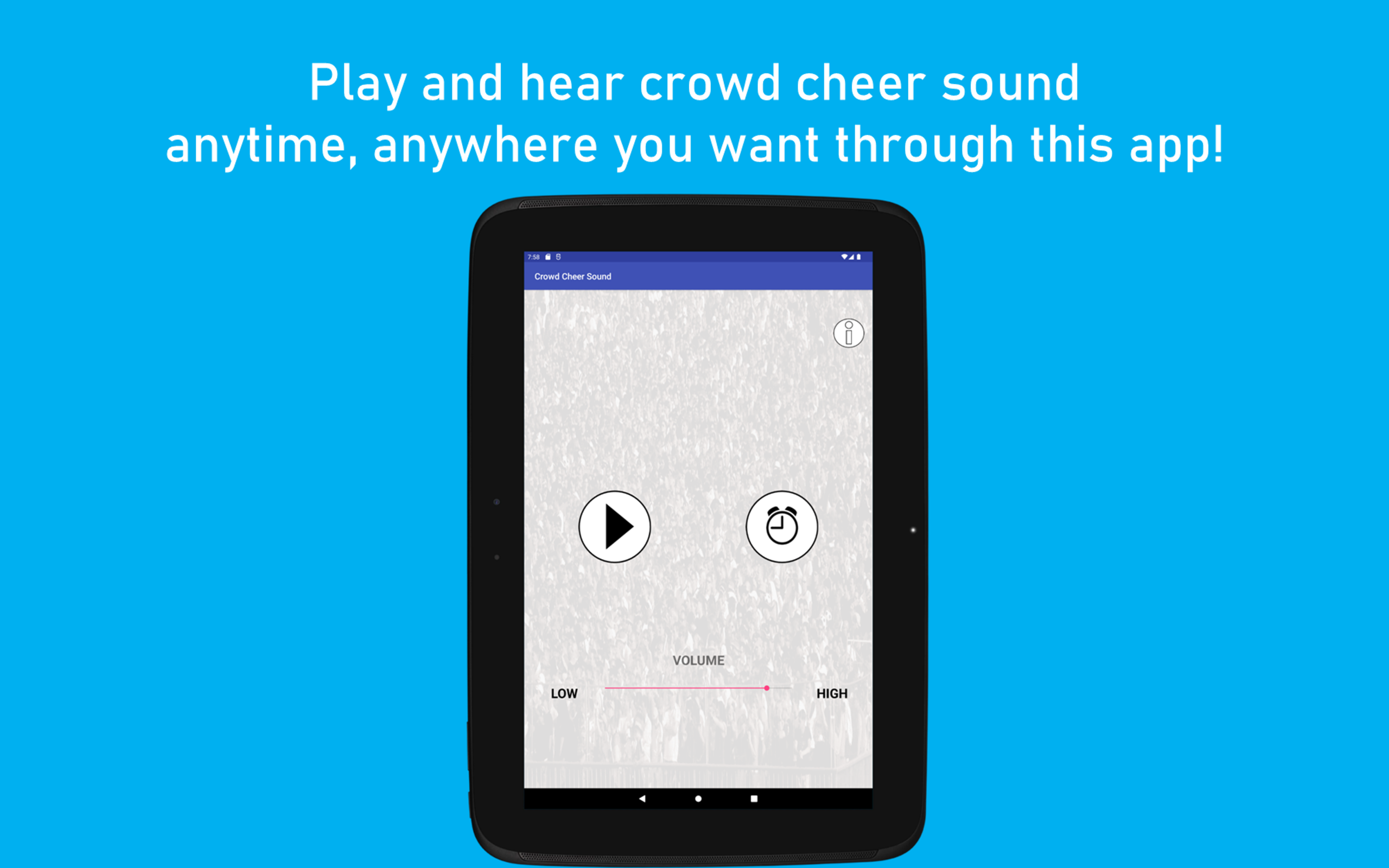 Aplicación Crowd Cheer Sound en Amazon Appstore