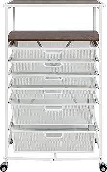 Amazon.com: ORIGAMI CC6-WHITE Folding Craft cart, 33, White