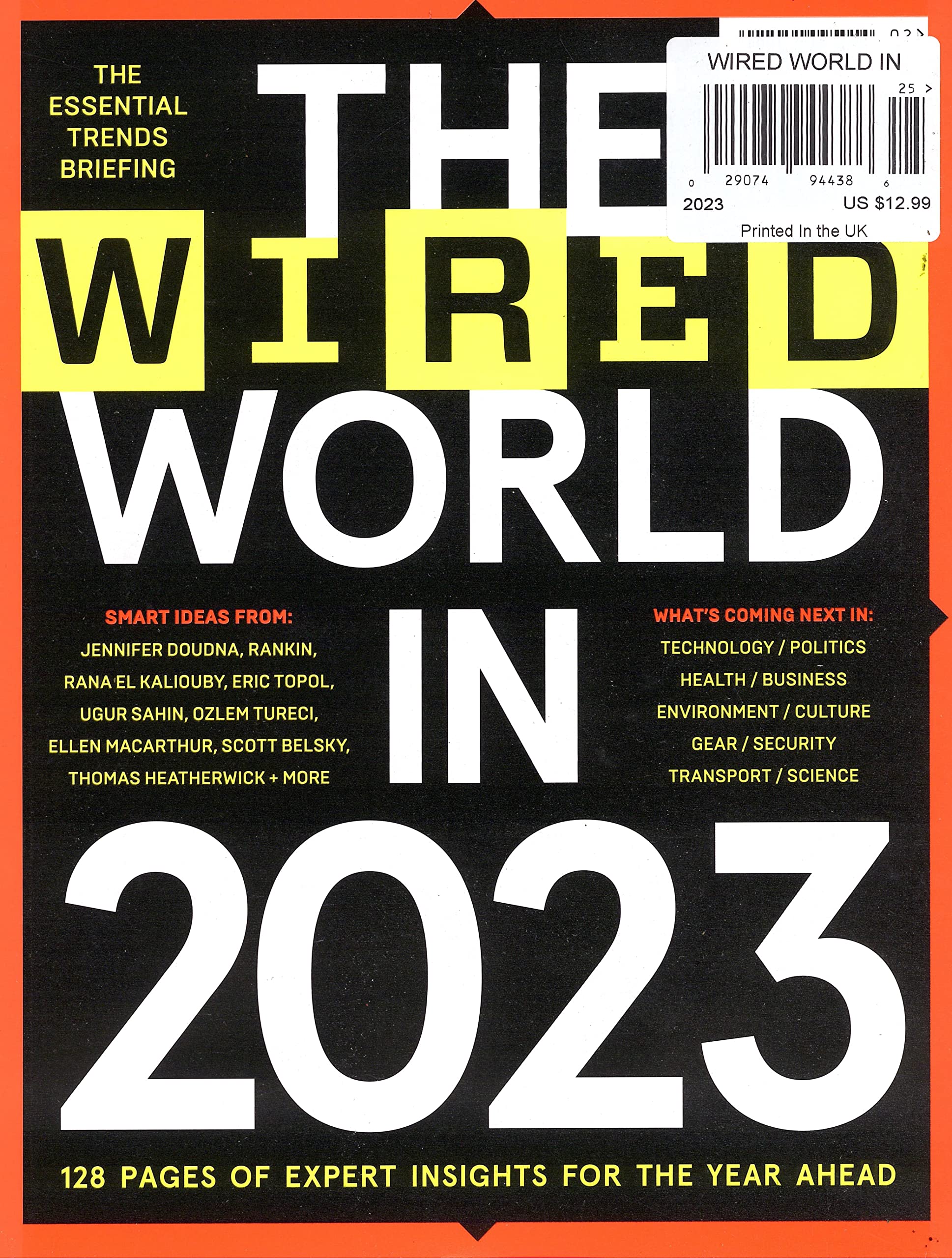 WIRED MAGAZINE UK EDITION - SPC EDITION THE WORLD IN 2023: Amazon.com ...