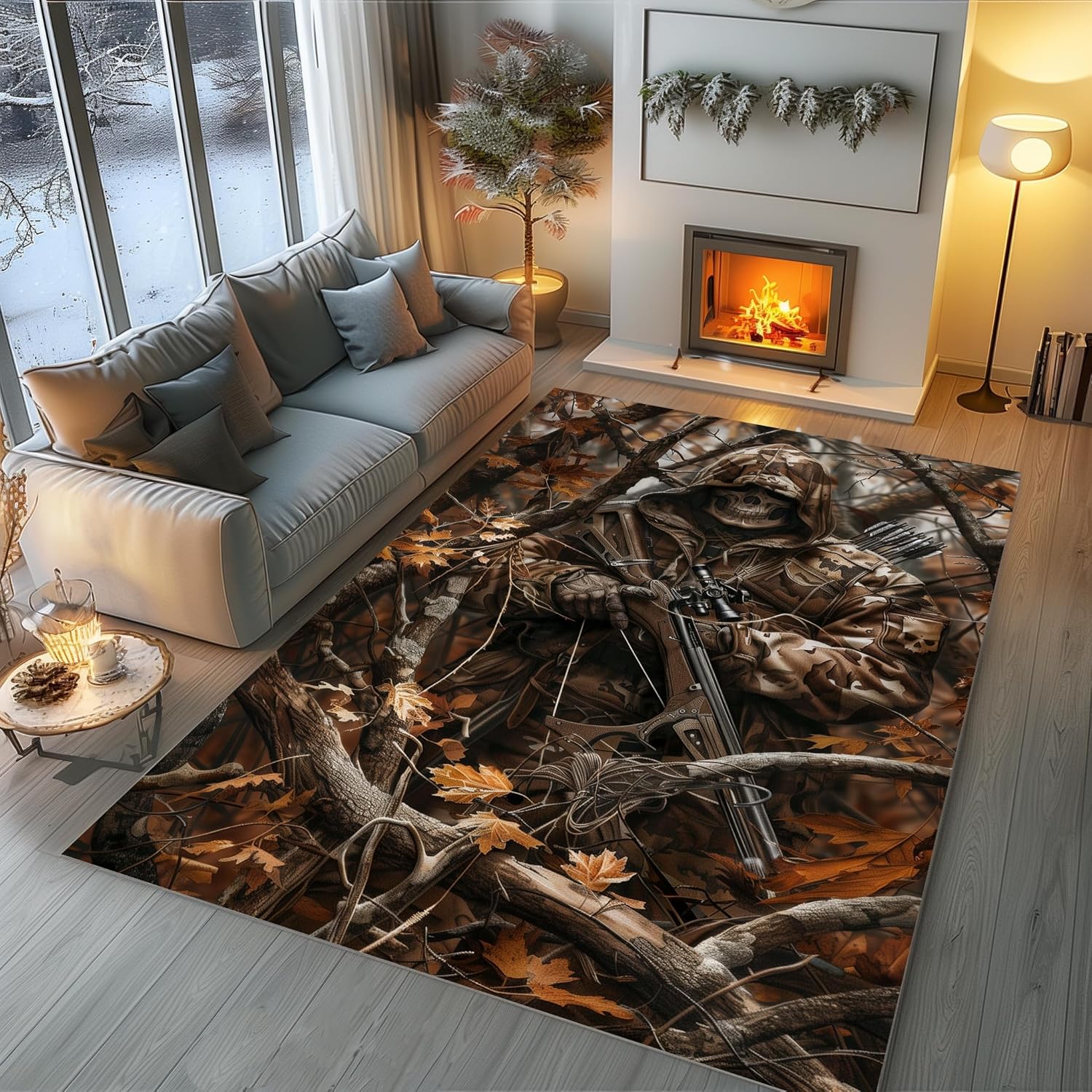 Amazon.com: Owingus Design Deer Hunting Rug Deer Hunting Rugs Whitetail ...