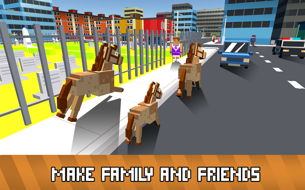 World of Blocky Animals - try simulator of, pig, horse and others ...
