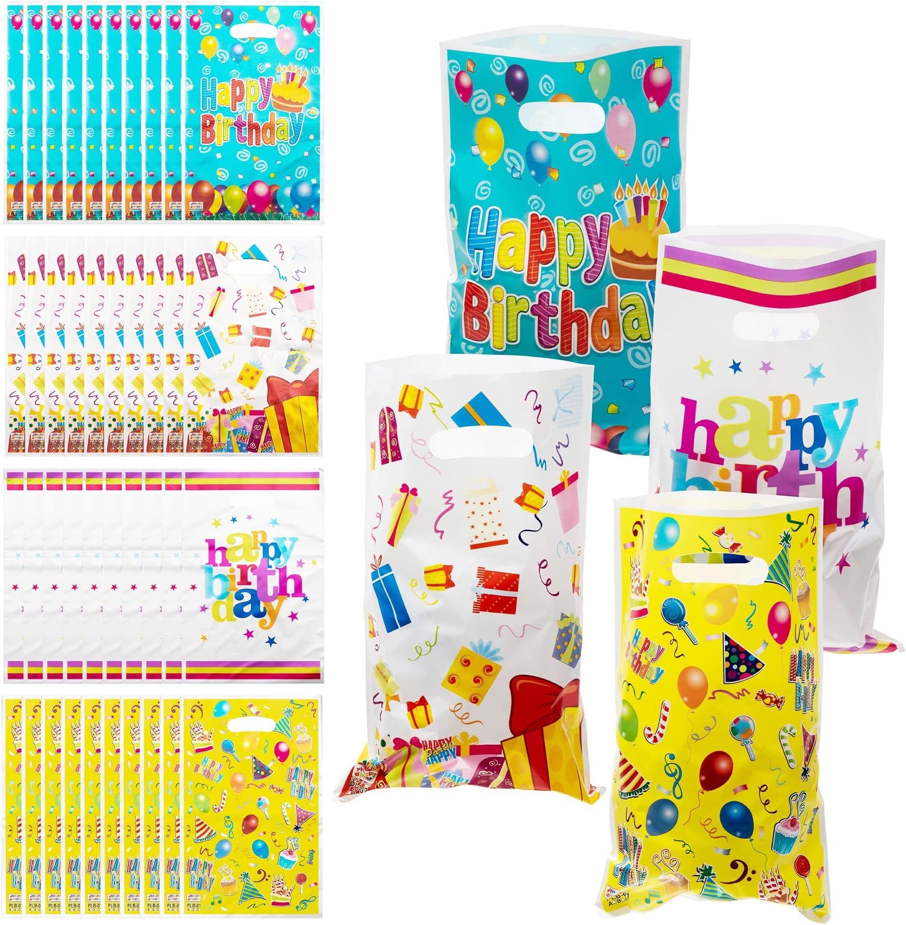 65 Pack Graffiti Goodie Bags for Kids Birthday Party Favors Art Class ...