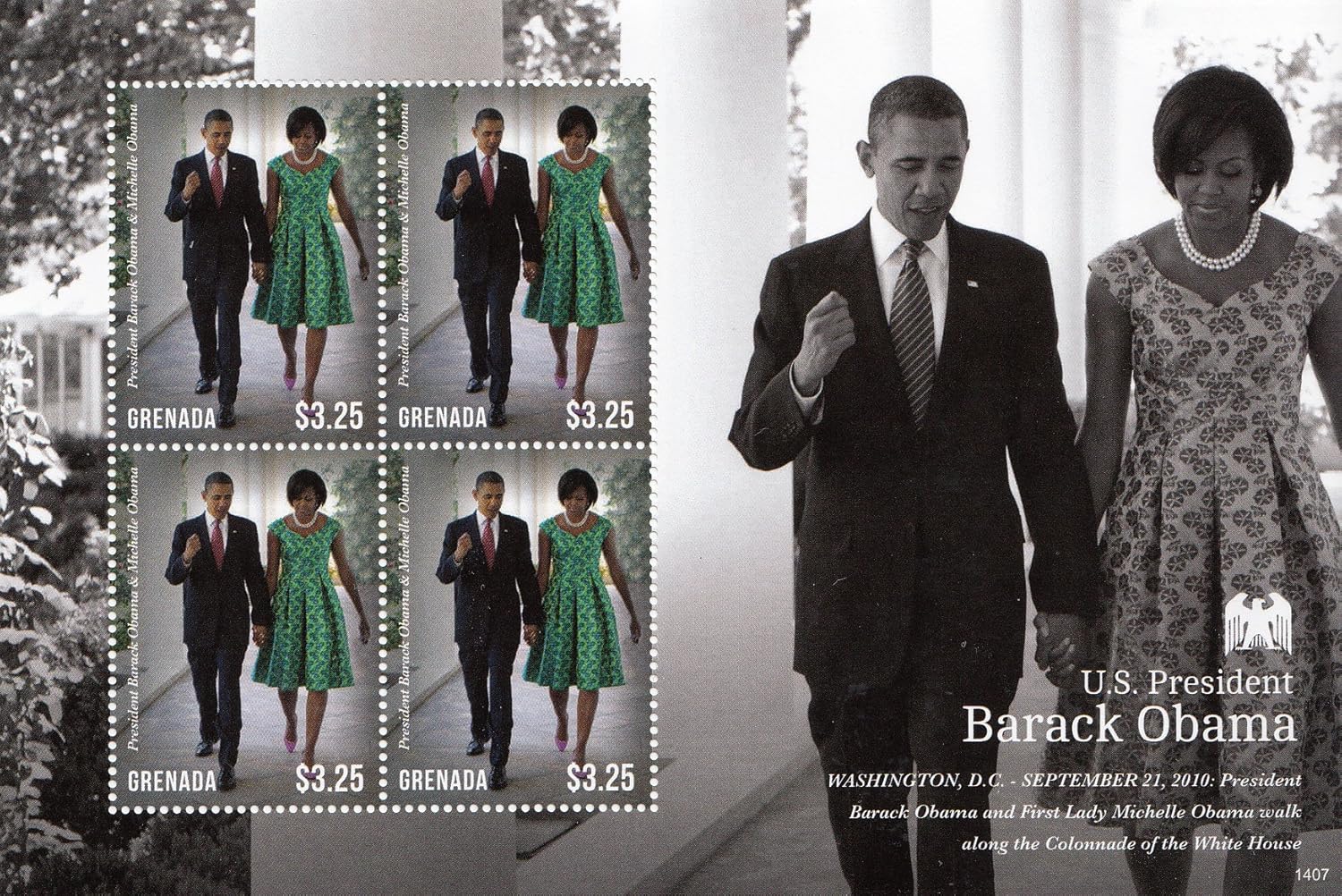 Amazon.com: President Barack Obama and First Lady Michelle Obama ...