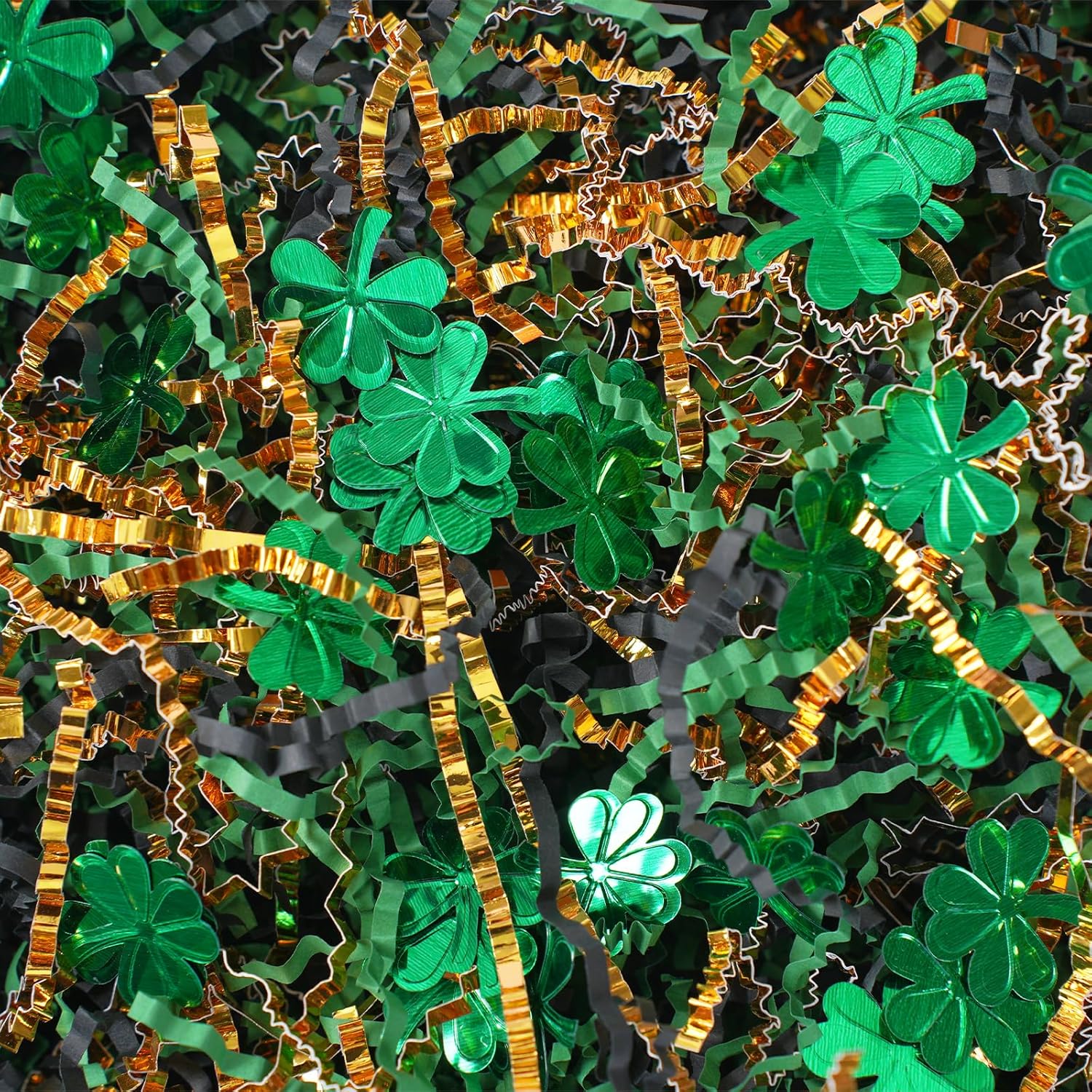 Amazon.com: CIPOWM 16oz St. Patrick's Day Crinkle Cut Paper Shred, 3 ...