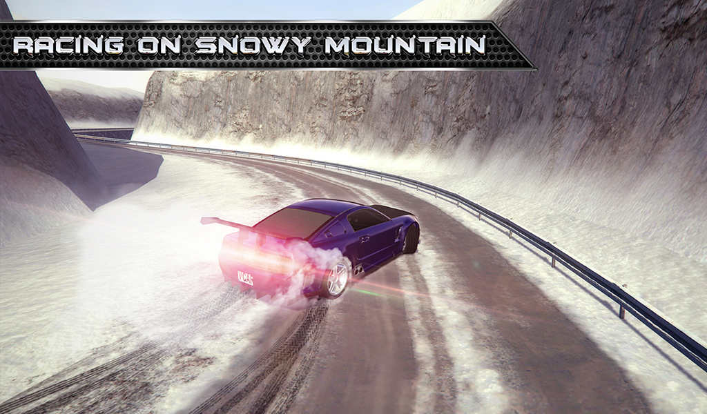 Arctic Ridge Frost Racing : 3D Real Action of Accelerated Drift Car ...