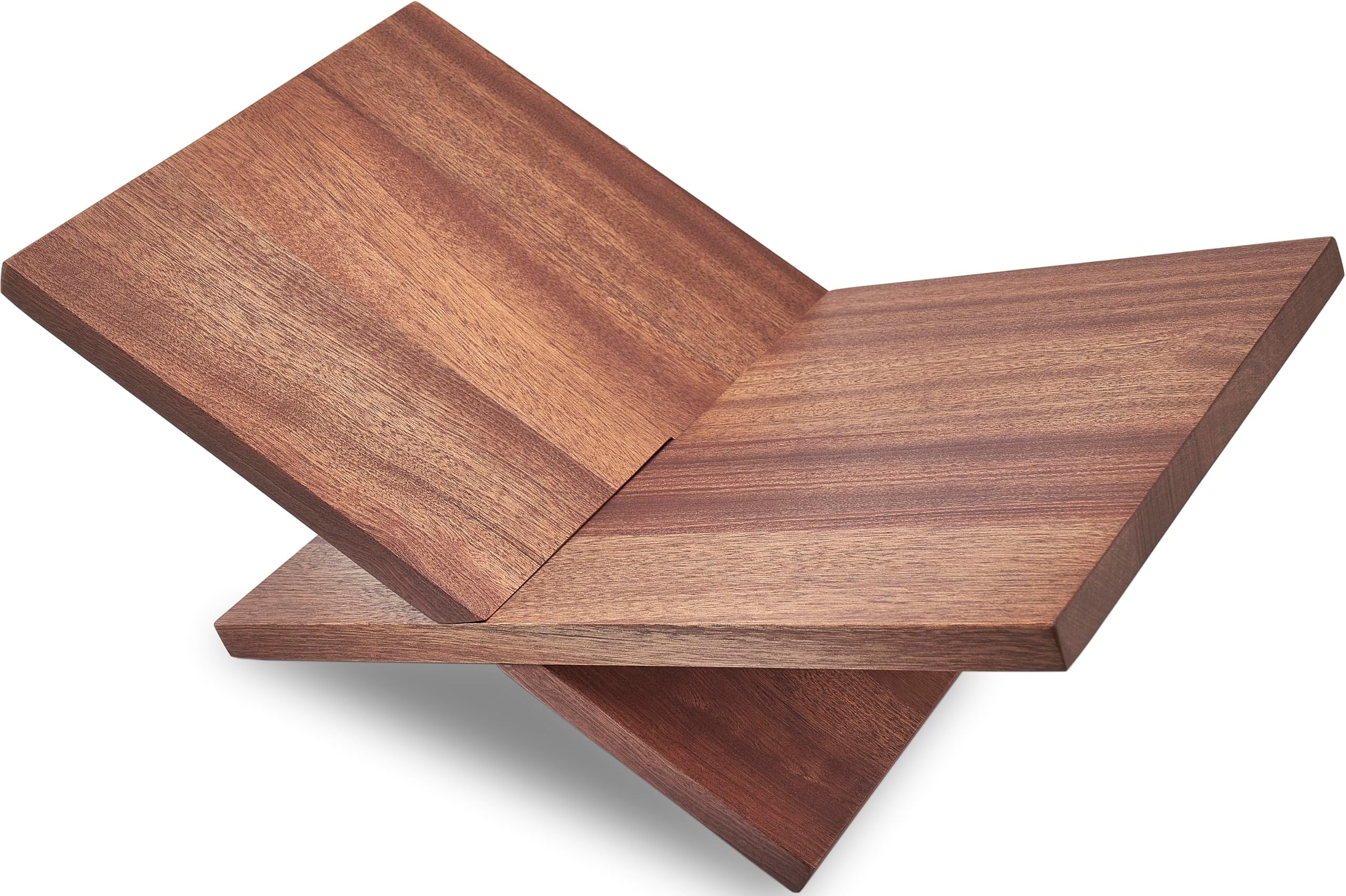 Amazon.com: Honygebia Solid Wood Book Stands - Cross Frame Sapele ...