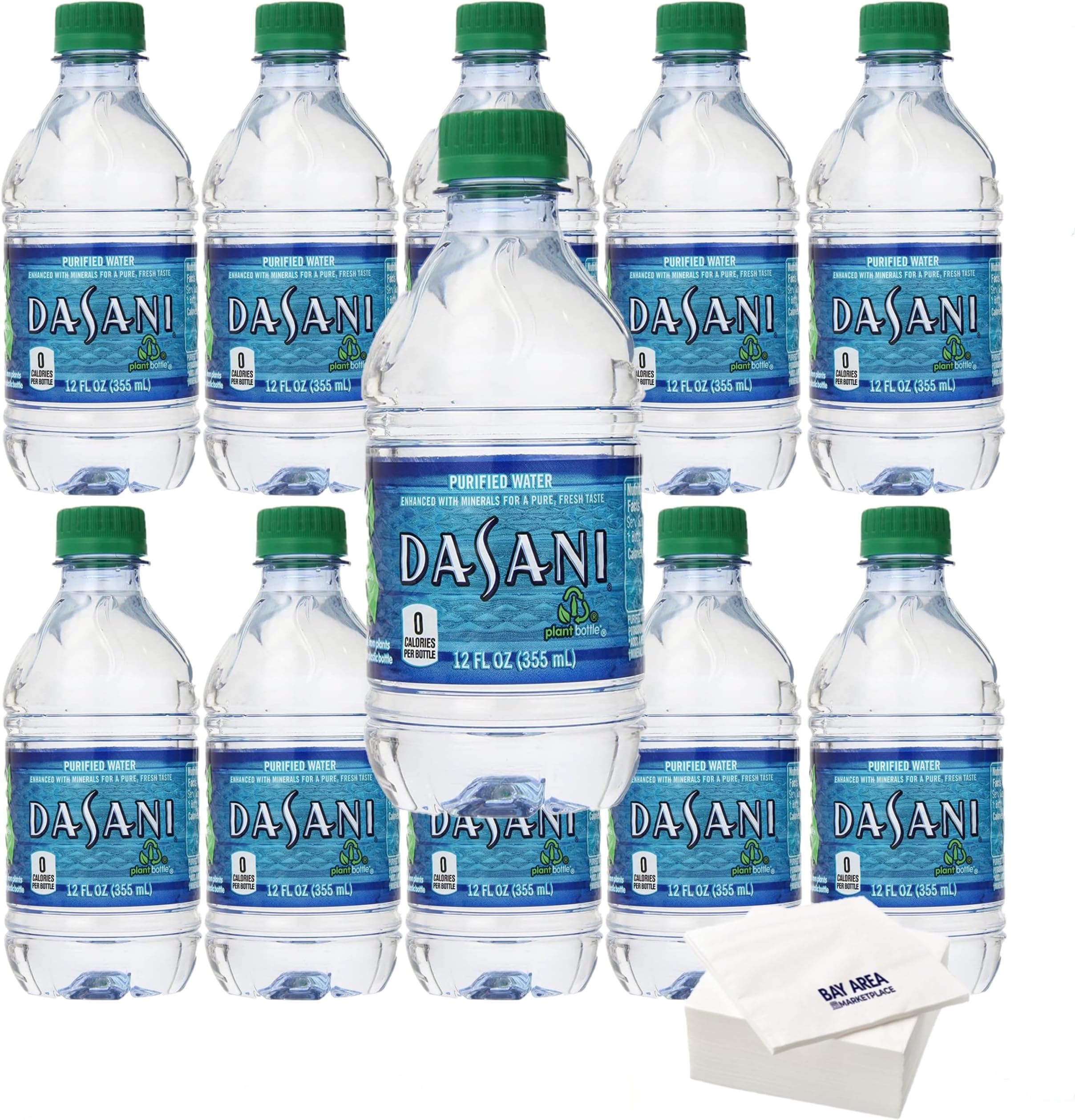 Amazon.com: DASANI Purified Water Enhanced with Minerals, 12 fl oz ...